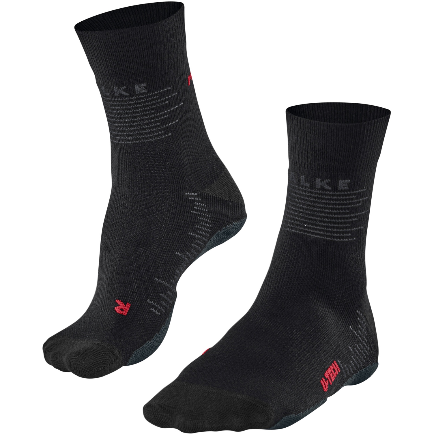 Falke RU True Motion Running Socks Men - black 3008 | BIKE24