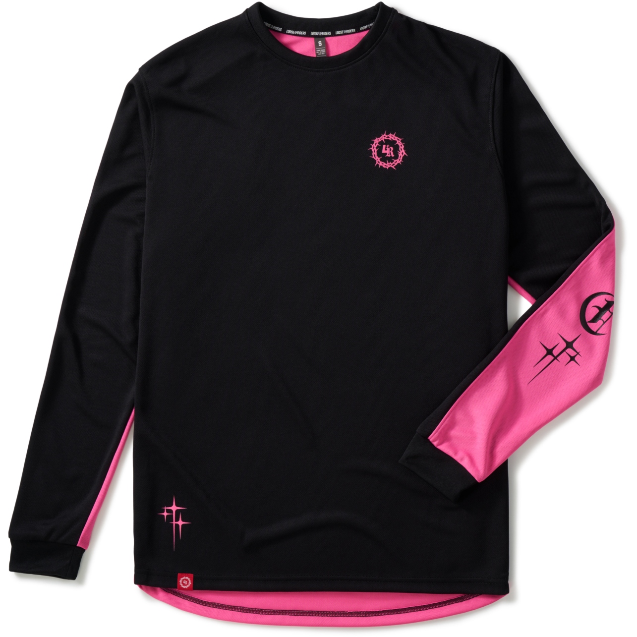 Loose Riders C/S Two Tone Shirt met Lange Mouwen Heren - 2 Tone Pink | BIKE24