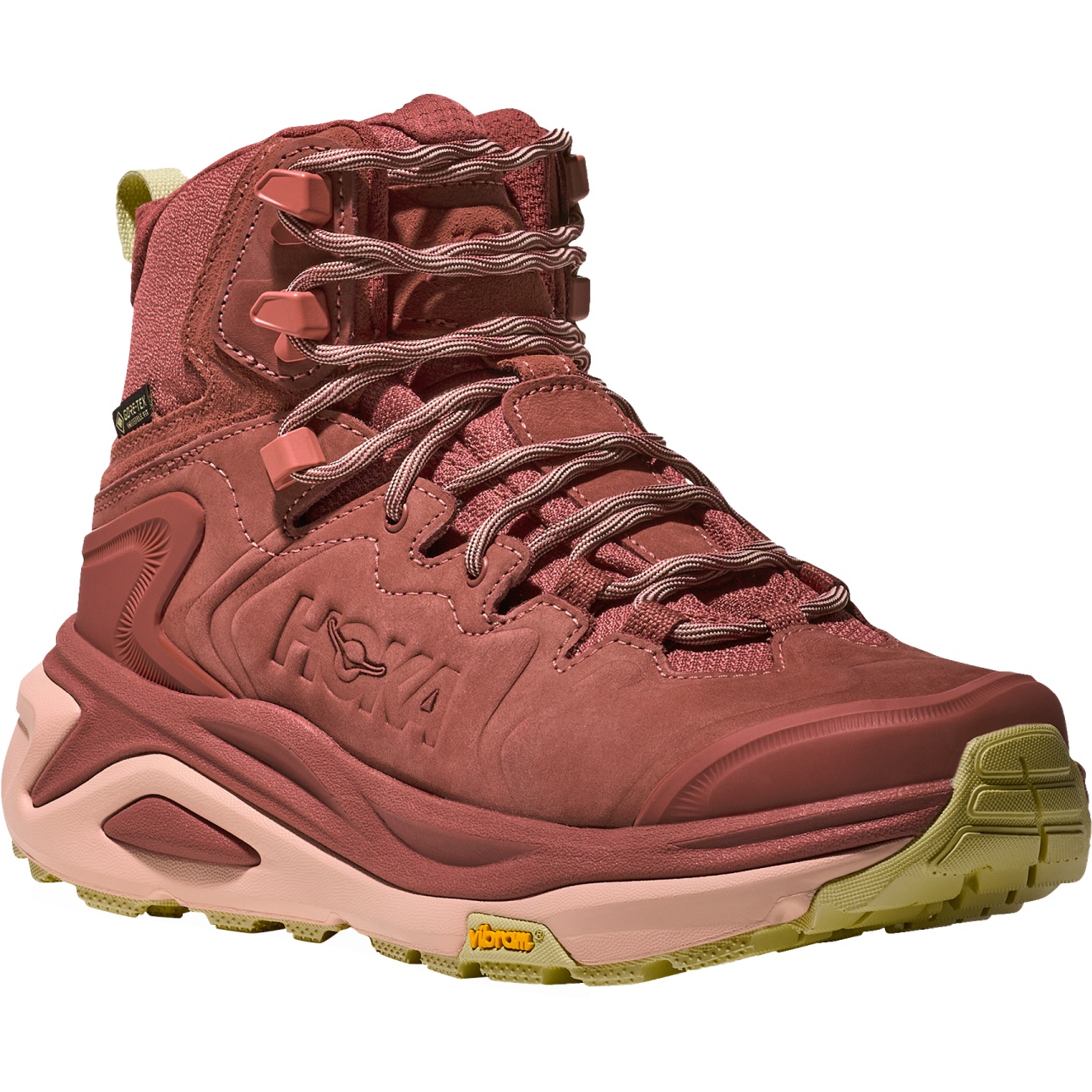 Hoka Chaussures de Randonnée Femme - Kaha 3 GTX - rouge / rose latte ...