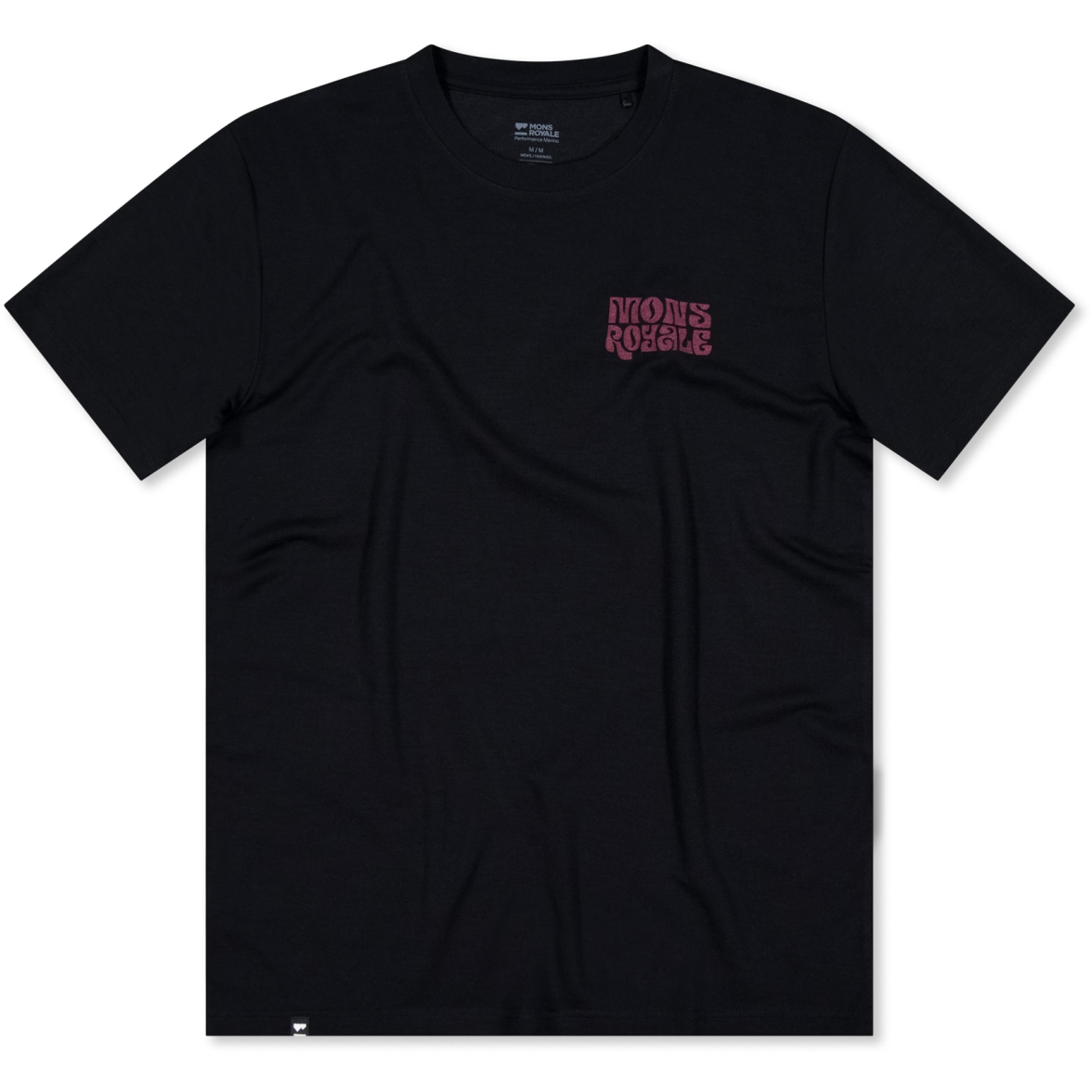 Mons Royale Camiseta Hombre - Icon Merino Classic - negro 1283 | BIKE24