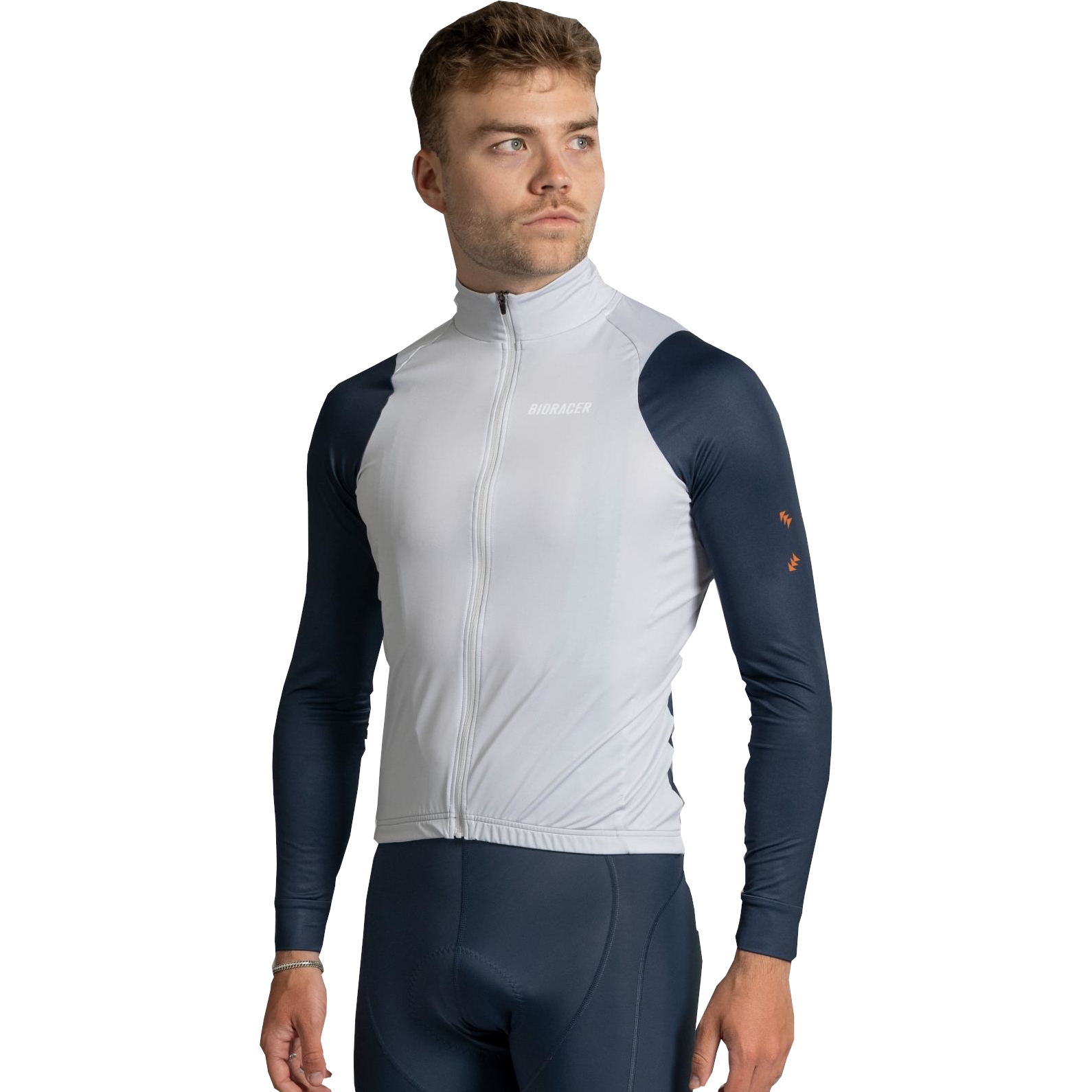 Bioracer Tempest Light Jacket Men - nautica - cool grey | BIKE24