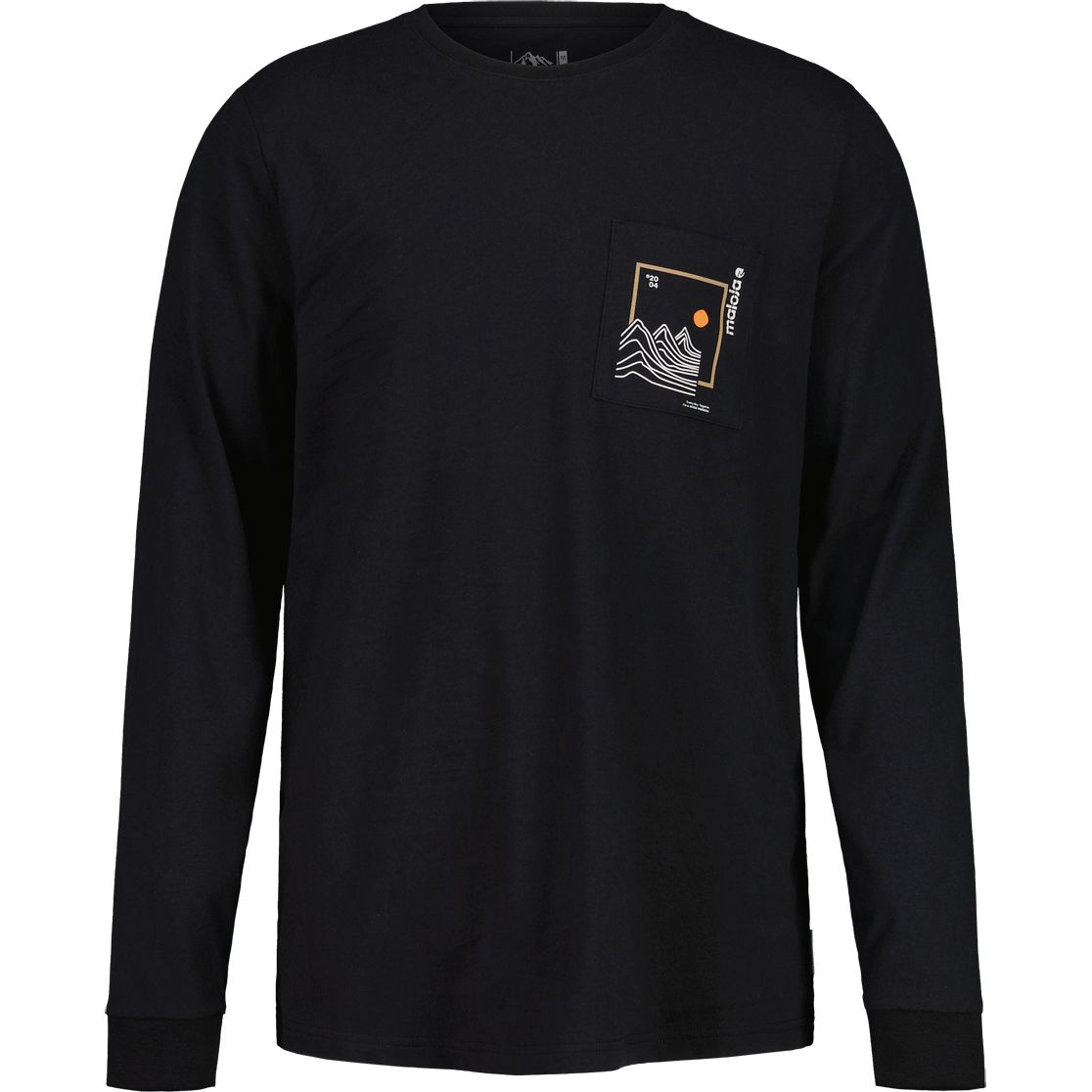 Maloja ChliM. Traceable BioRe Shirt met Lange Mouwen Heren - deep black ...