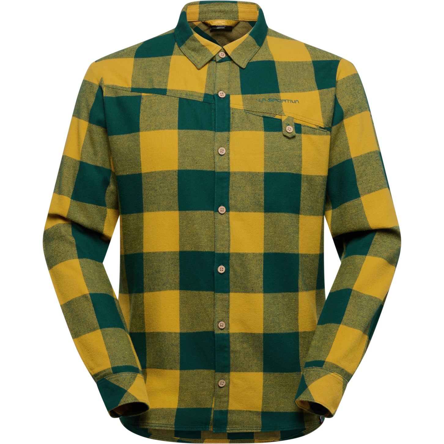 La Sportiva Rambler Flannel Shirt Men - Jungle | BIKE24
