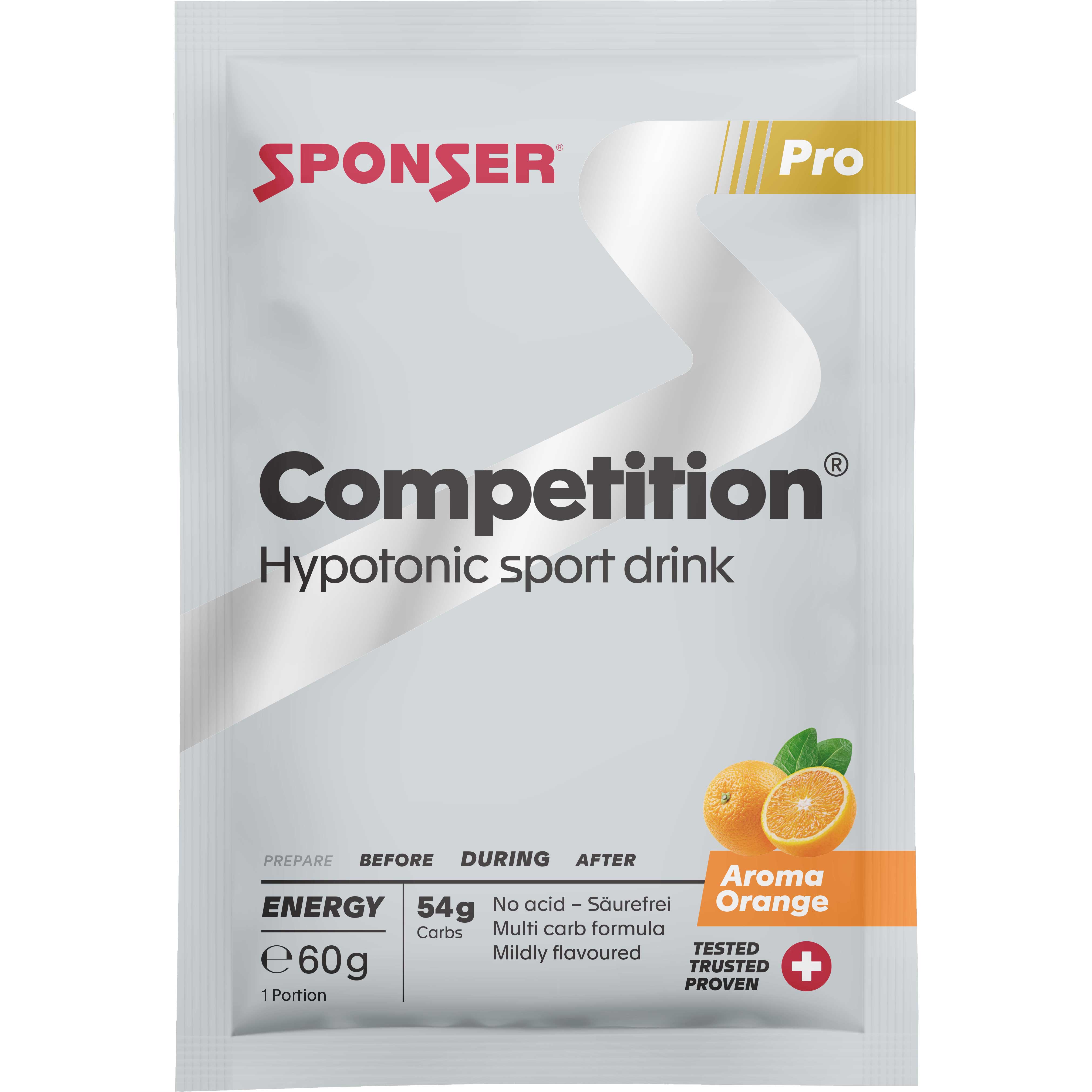 SPONSER Carbo Loader - Carbohydrate Electrolyte Beverage Powder - 5x75g