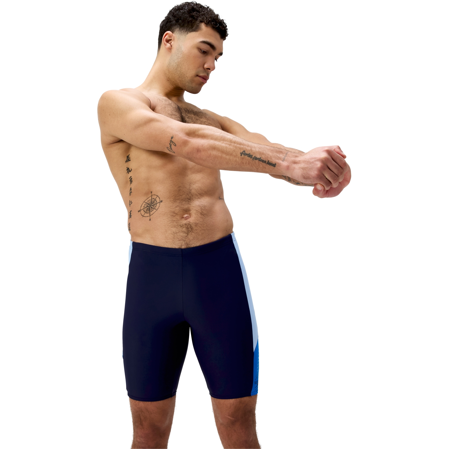 Speedo Dive Aquashorts Men - navy/lagoon blue - BIKE24