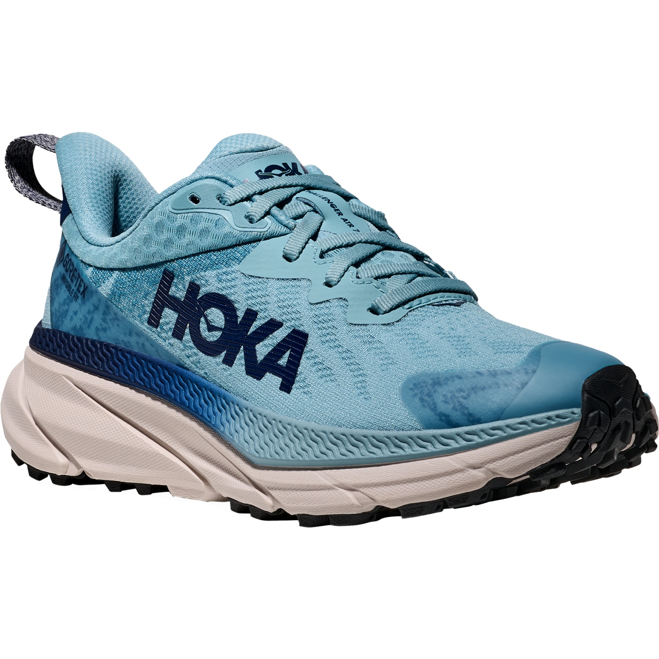 Hoka Challenger 7 GTX Running Shoes Women - raindrop / grout | BIKE24