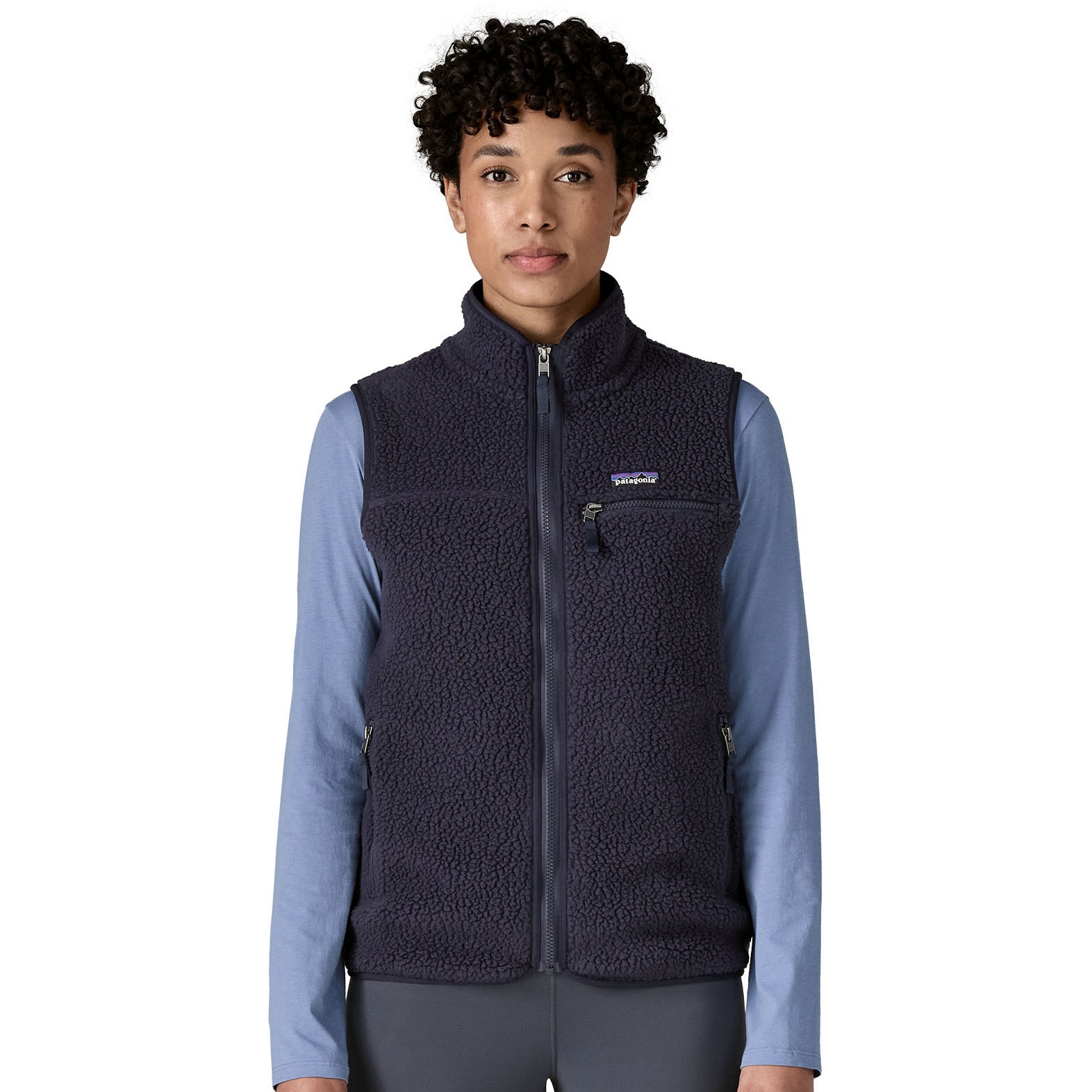 Patagonia Retro Pile Fleece-Vest Dames - Sunken Blue | BIKE24