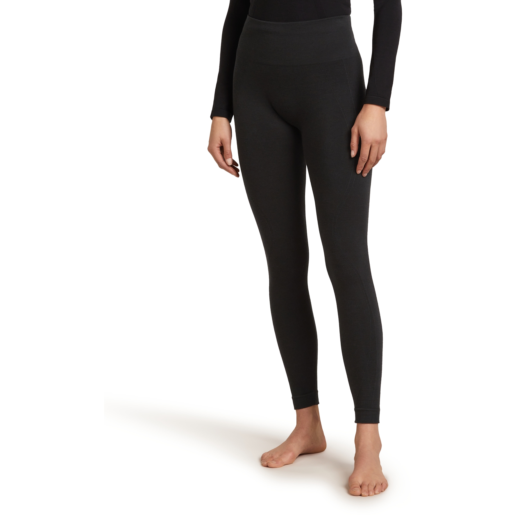 Icebreaker Collant Femme - Merino 260 Zoneknit™ Seamless 25" - Noir
