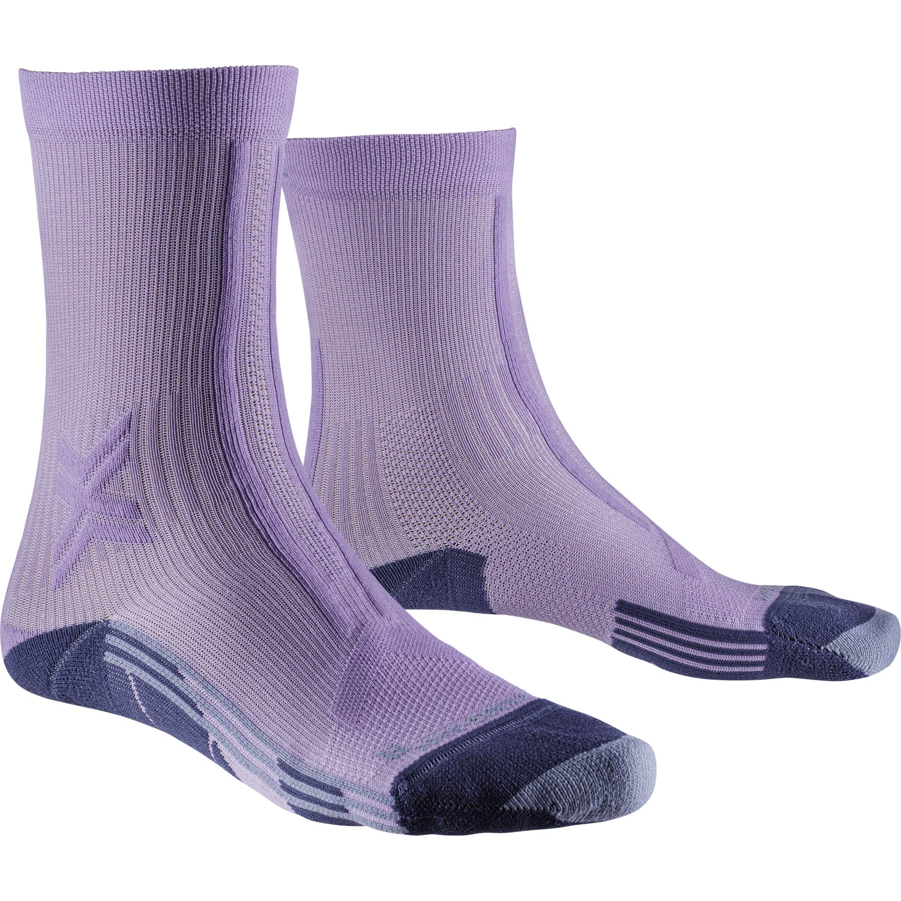 X-Socks Trail Run Discover Crew Socks Women - orchid/sunset blue | BIKE24