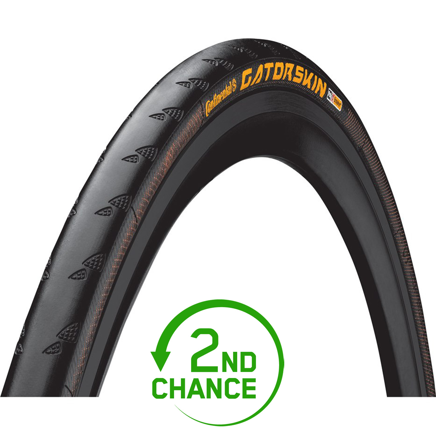 Continental GatorSkin Folding Tire - Black Edition - 28-622 | BIKE24