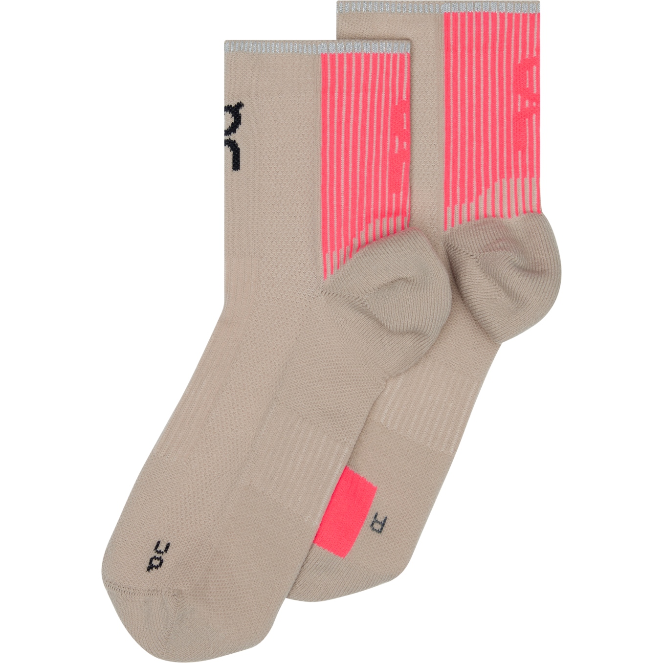 On Chaussettes Running - Performance Run Sock Mid Unisex - Desert | Pink