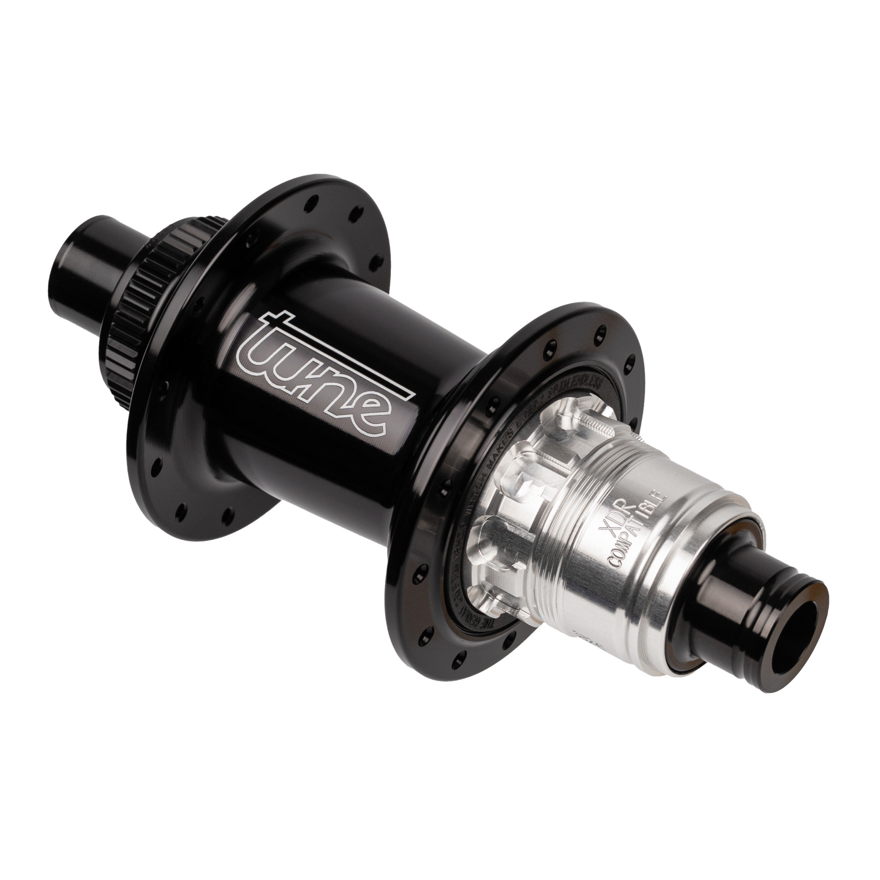 Tune Micro CL Rear Hub - Standard Bearings | Centerlock | 12x142mm - 24-hole - XD/XDR - black
