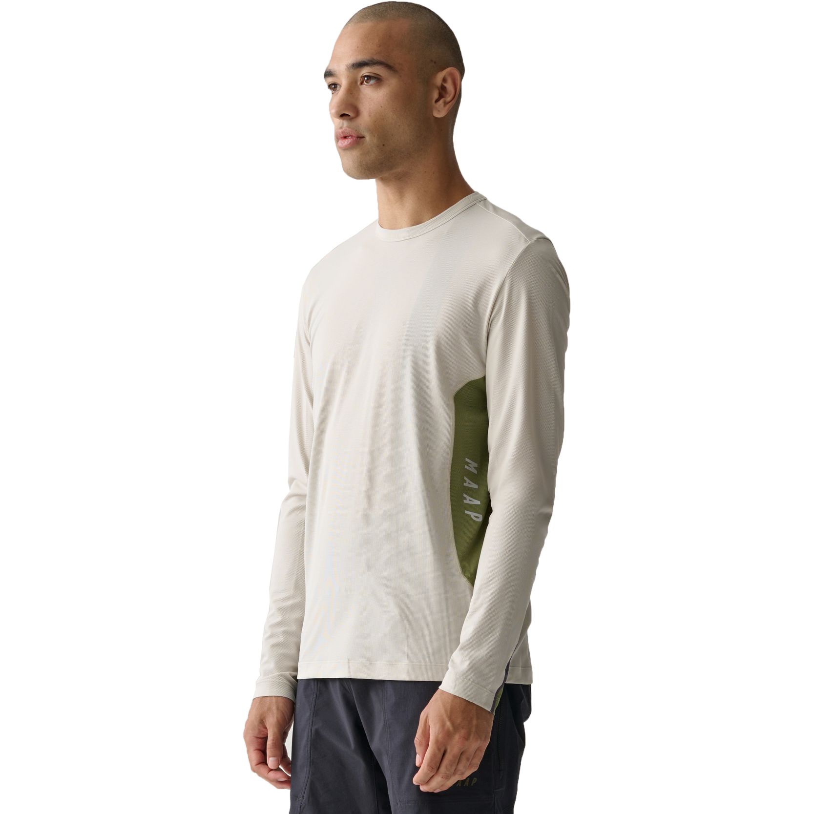 MAAP Camiseta de Manga Larga Hombre - Alt Road Tech - fog | BIKE24