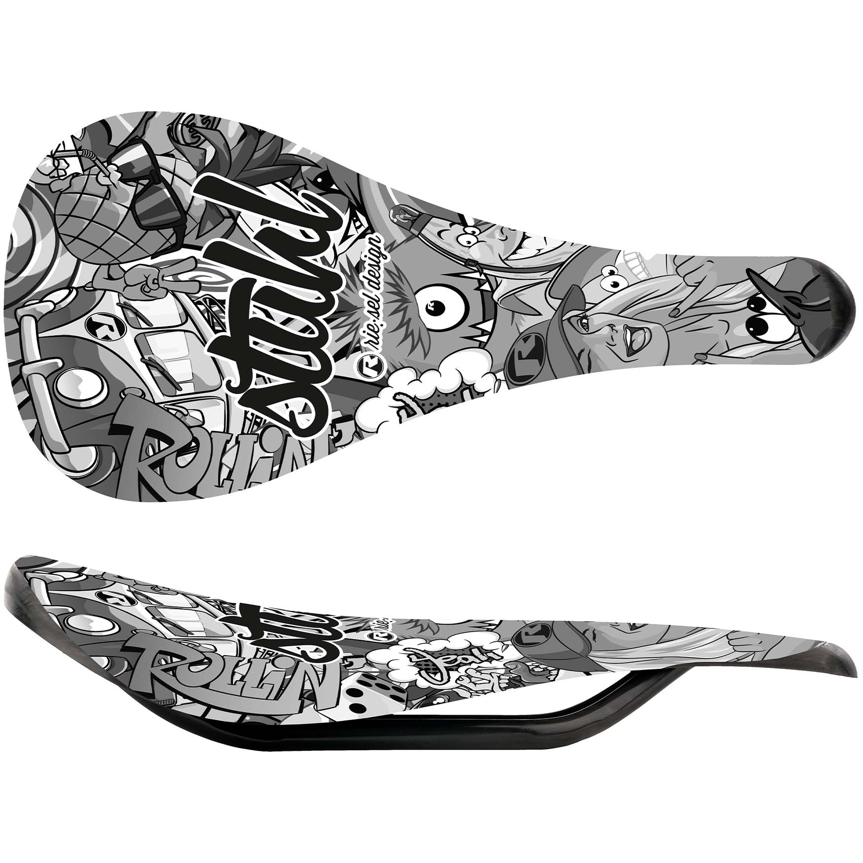 rie:sel design Mud:cap Visor Extension - Stealth | BIKE24