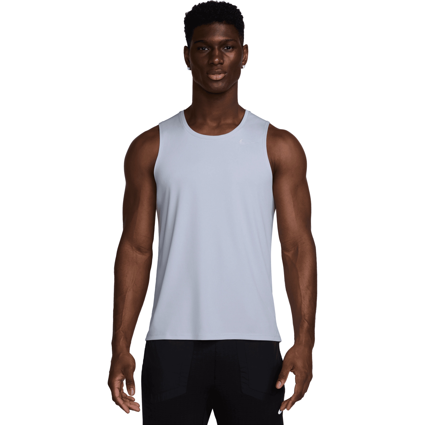 Nike Dri-FIT Miler Running Tank Top Men - ghost/reflective silver ...
