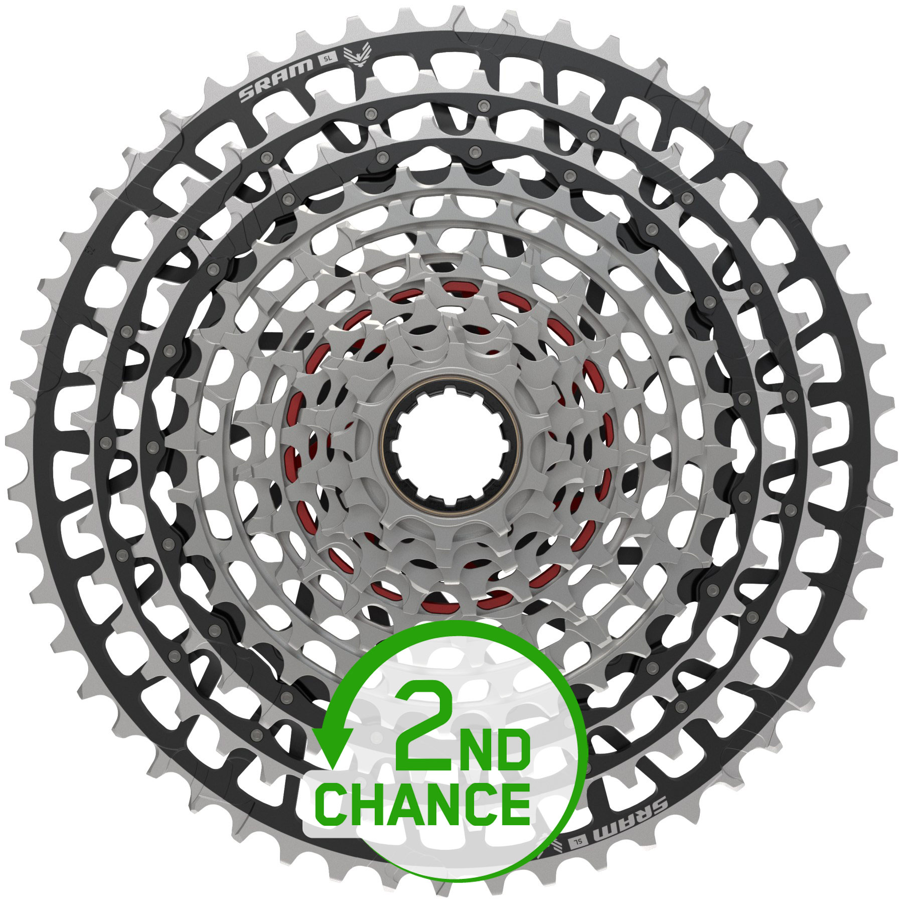 SRAM XX SL Eagle XS-1299 Cassette - T-Type | XD | 12-speed | A1 - 10-52 ...