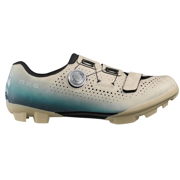 Shimano SH-RX600 Gravel Bike Schuhe Herren - Beige/Blau | BIKE24