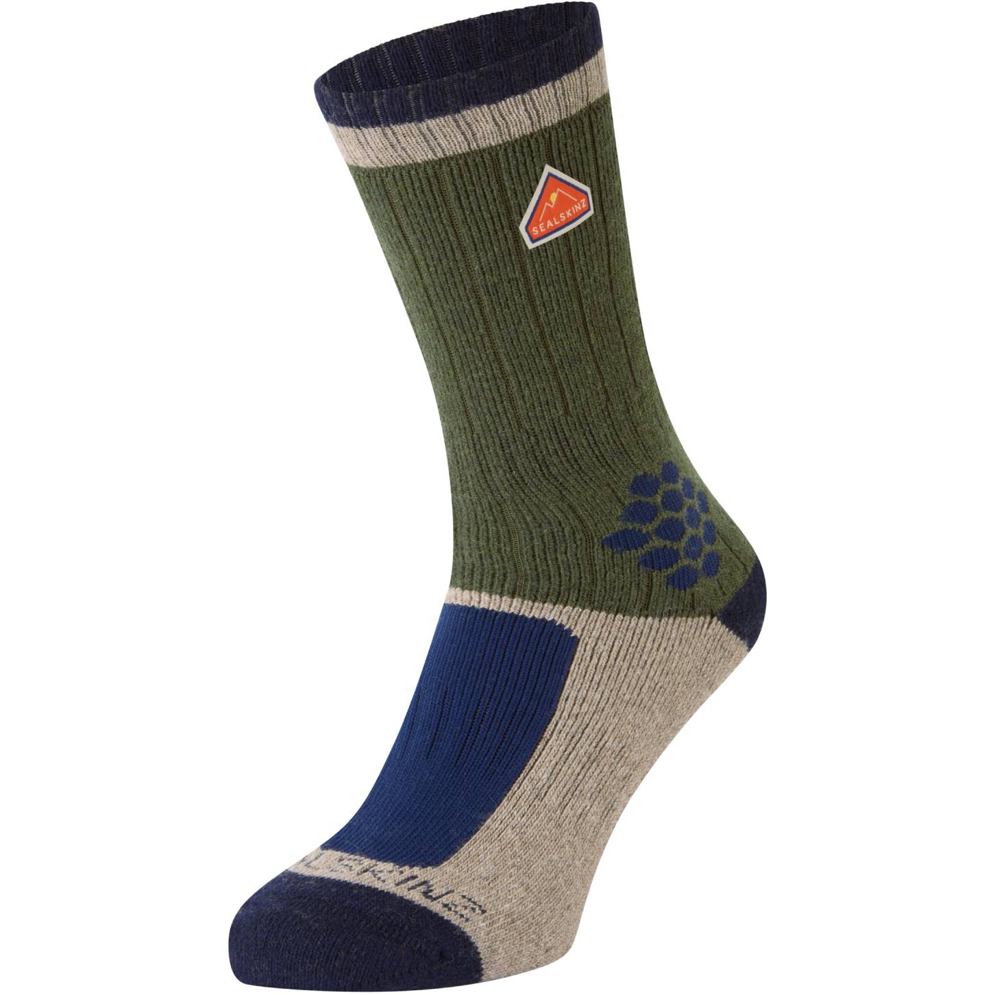 SealSkinz Gresham Mid Length Socks - Green | BIKE24