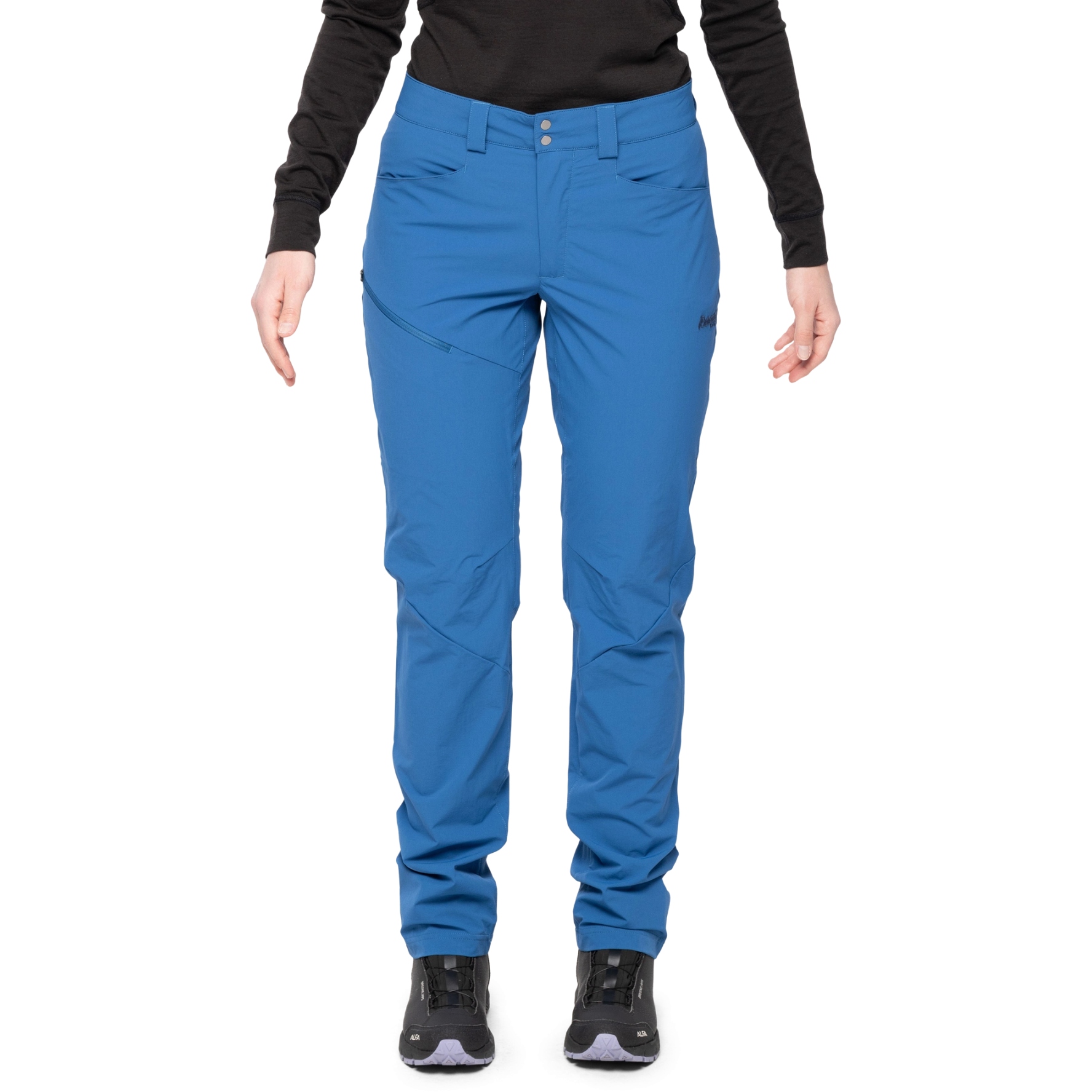 Bergans Vandre Light Softshell Broek Dames - north sea blue | BIKE24