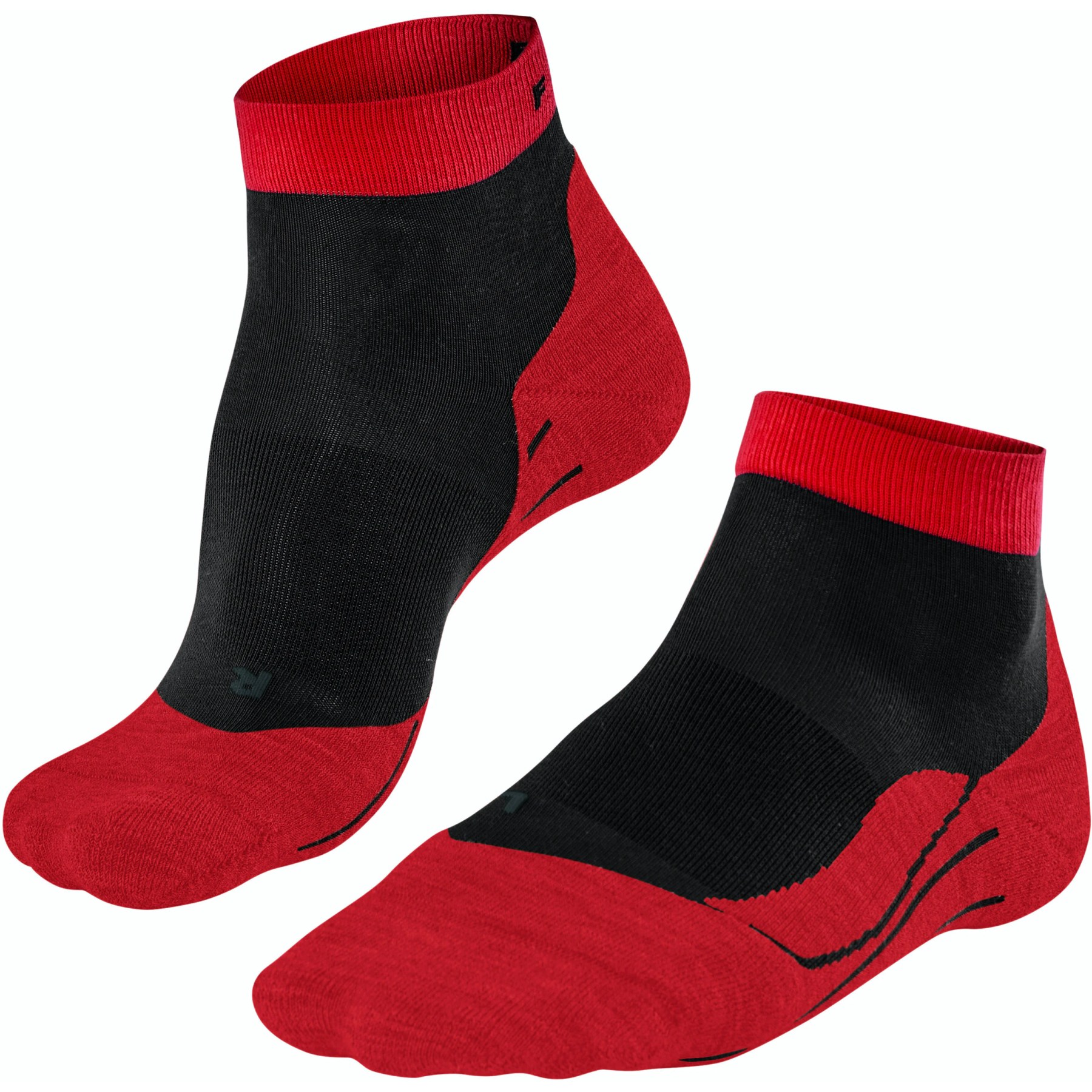 Falke RU5 Running Socks - black-flames 3011 | BIKE24