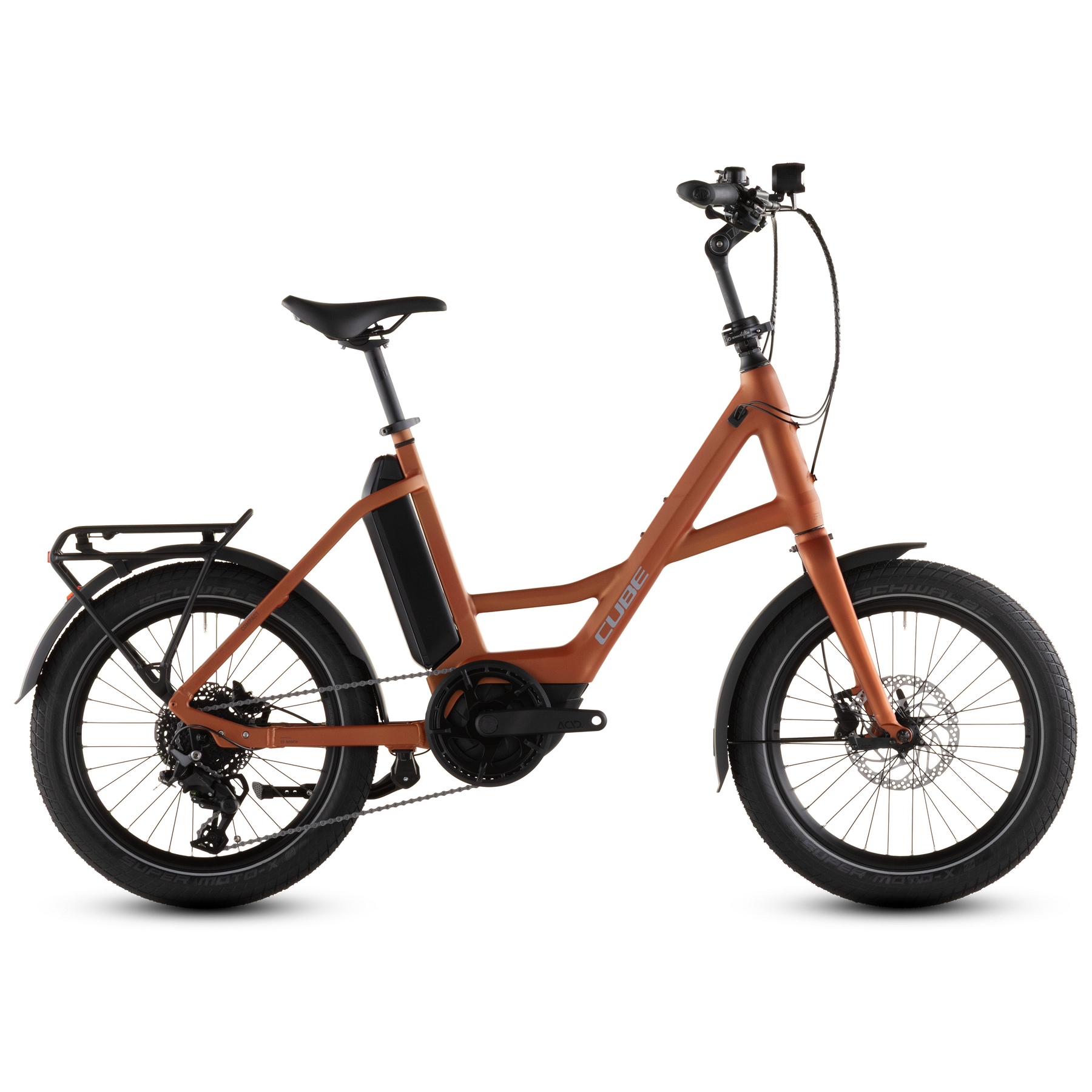CUBE COMPACT HYBRID Comfort 545 - 20" E-Bike - 2026 - reedgreen / reflex