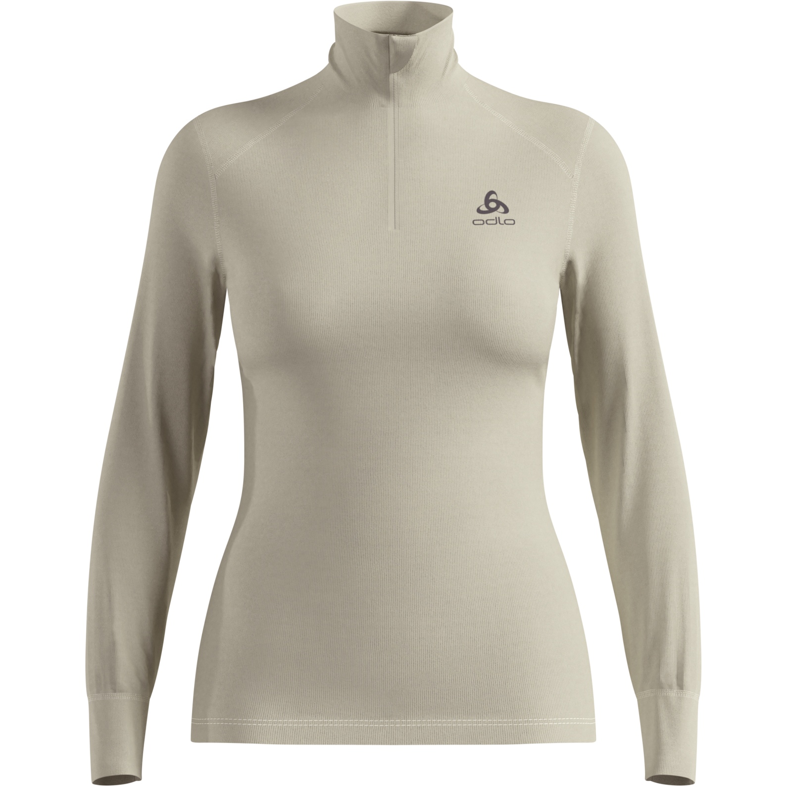 Odlo Active Warm Half-Zip Turtleneck Langarm-Unterhemd Damen - agate gray