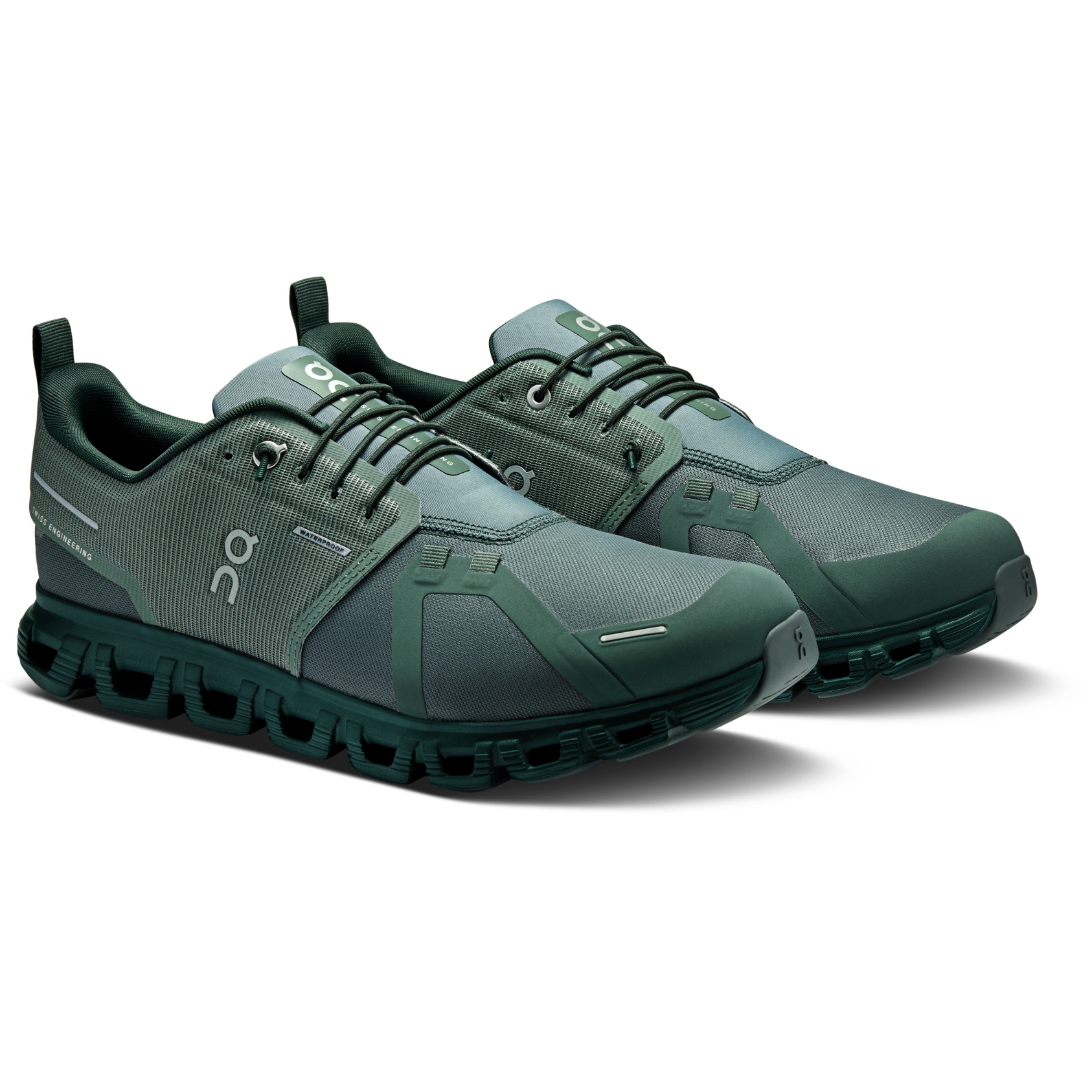 On Cloud 6 Waterproof Shoes Men - Olive | Evergreen | BIKE24