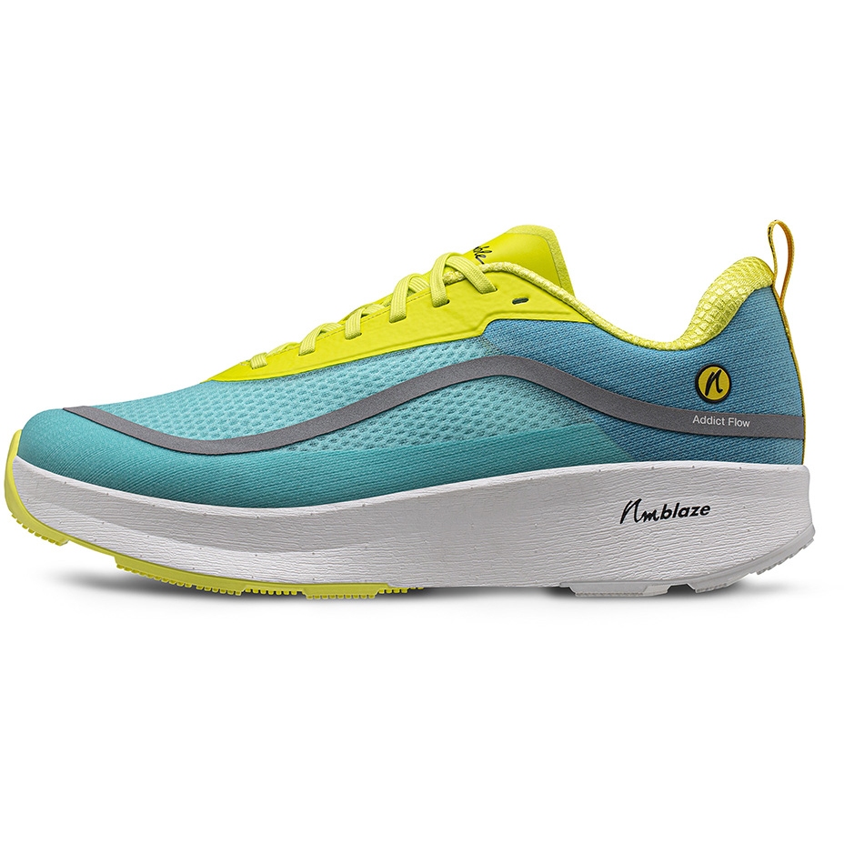 Joe Nimble Zapatillas Running Mujer - Addict Flow - Azul-Amarillo | BIKE24