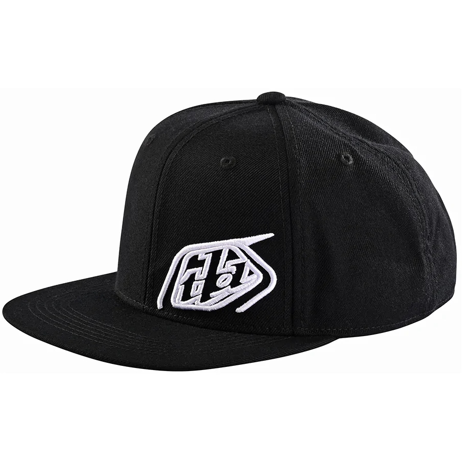 Troy Lee Designs Slice Snapback Cap - Schwarz/Weiß | BIKE24