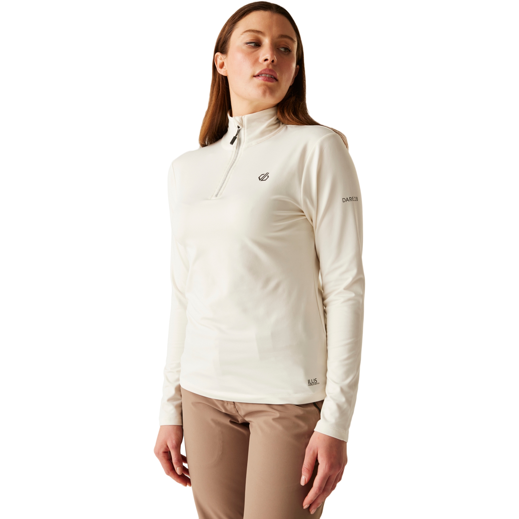 Dare 2b Lowline II Lightweight Core Stretch Midlayer Women - 0FS Egret ...