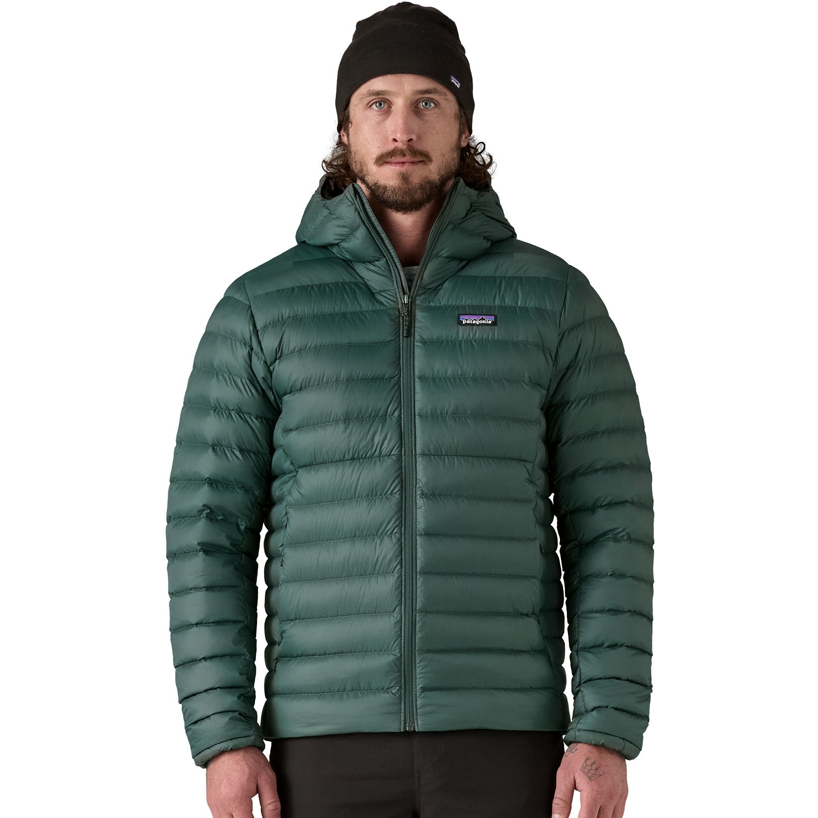 Patagonia Down Sweater Hoody Men - Cascade Green | BIKE24