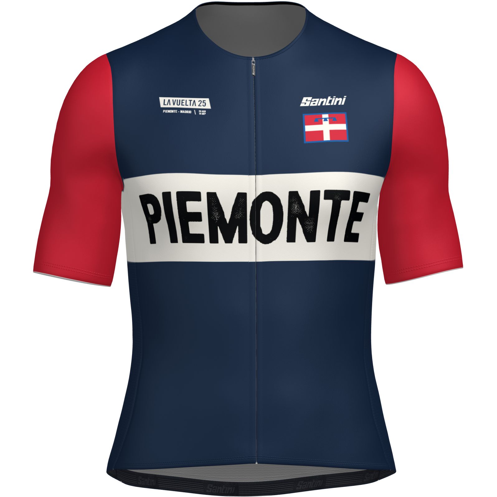 Santini La Vuelta Grand Salida Piemonte Jersey Unisex RE97175C25LVPIEM ...