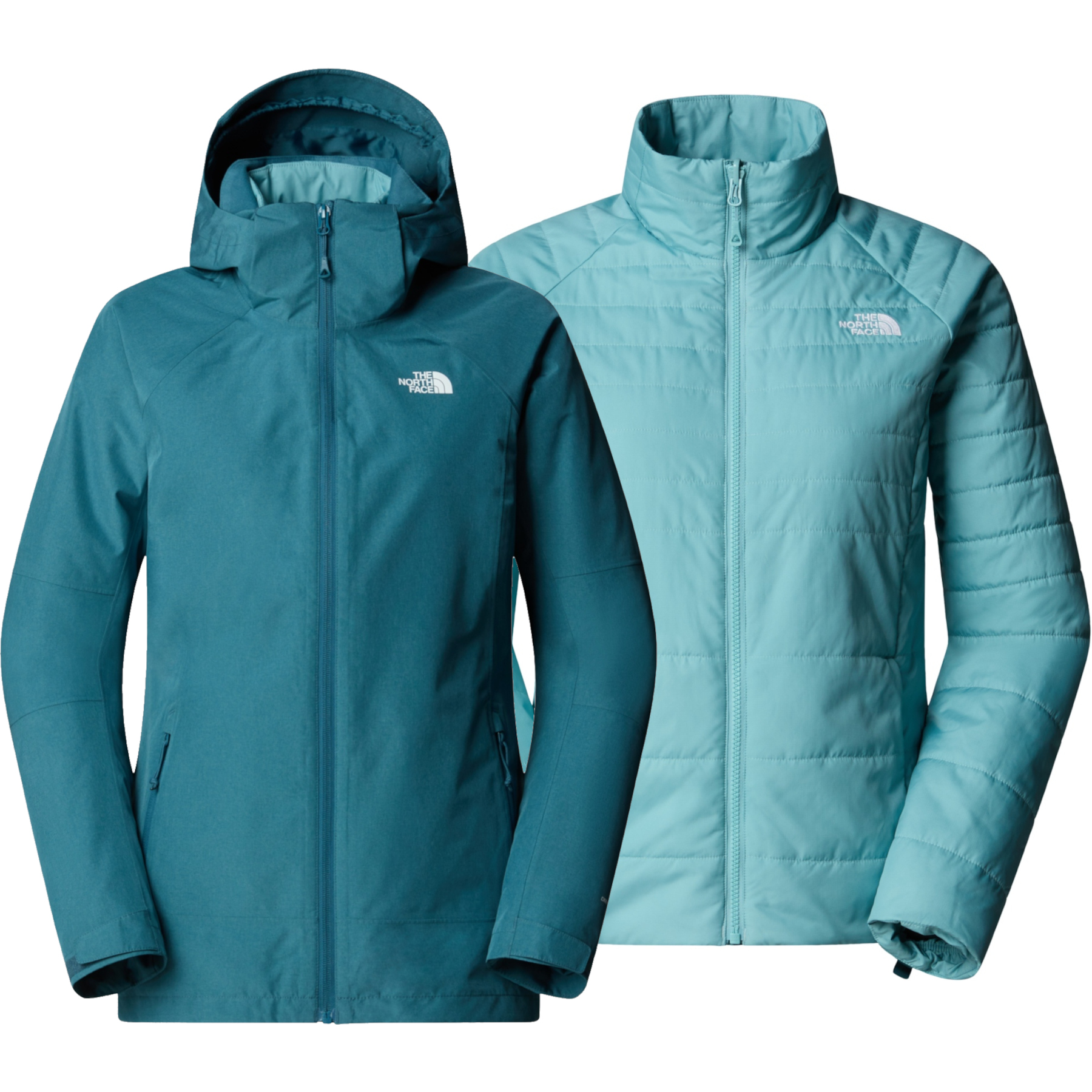 The North Face Inlux Triclimate Jacket Women - Space Dark Heather/Blue ...
