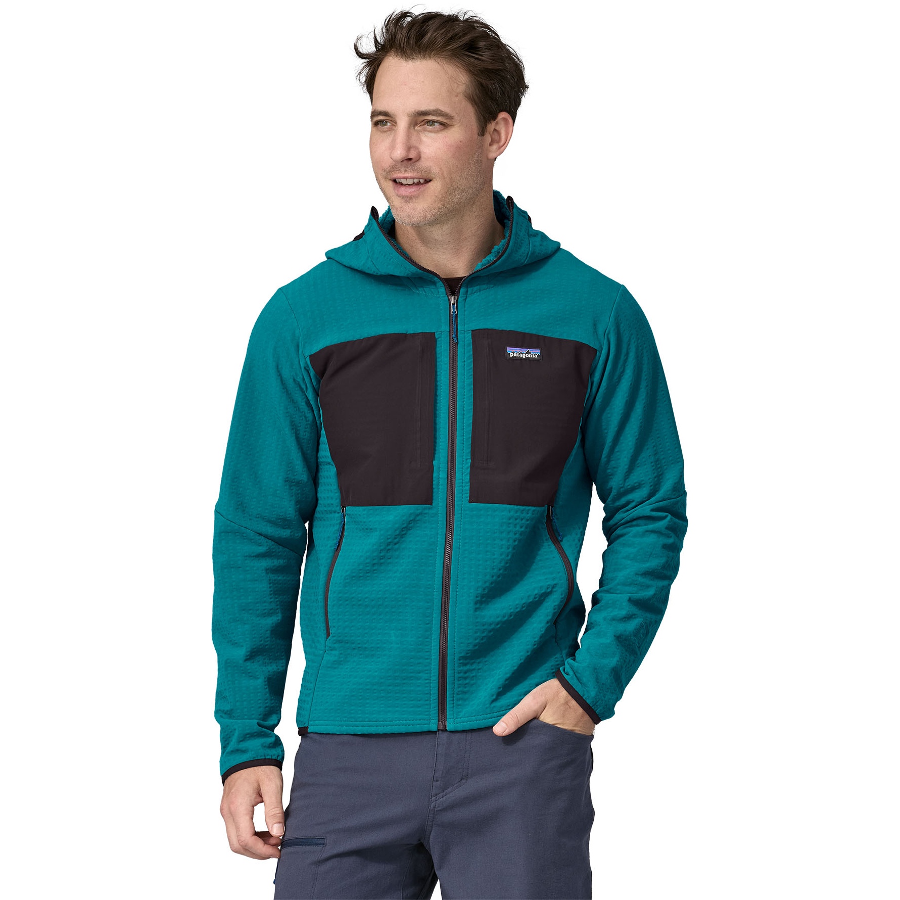 Patagonia Giacca Uomo R2 TechFace Hoody Raptor Brown BIKE24