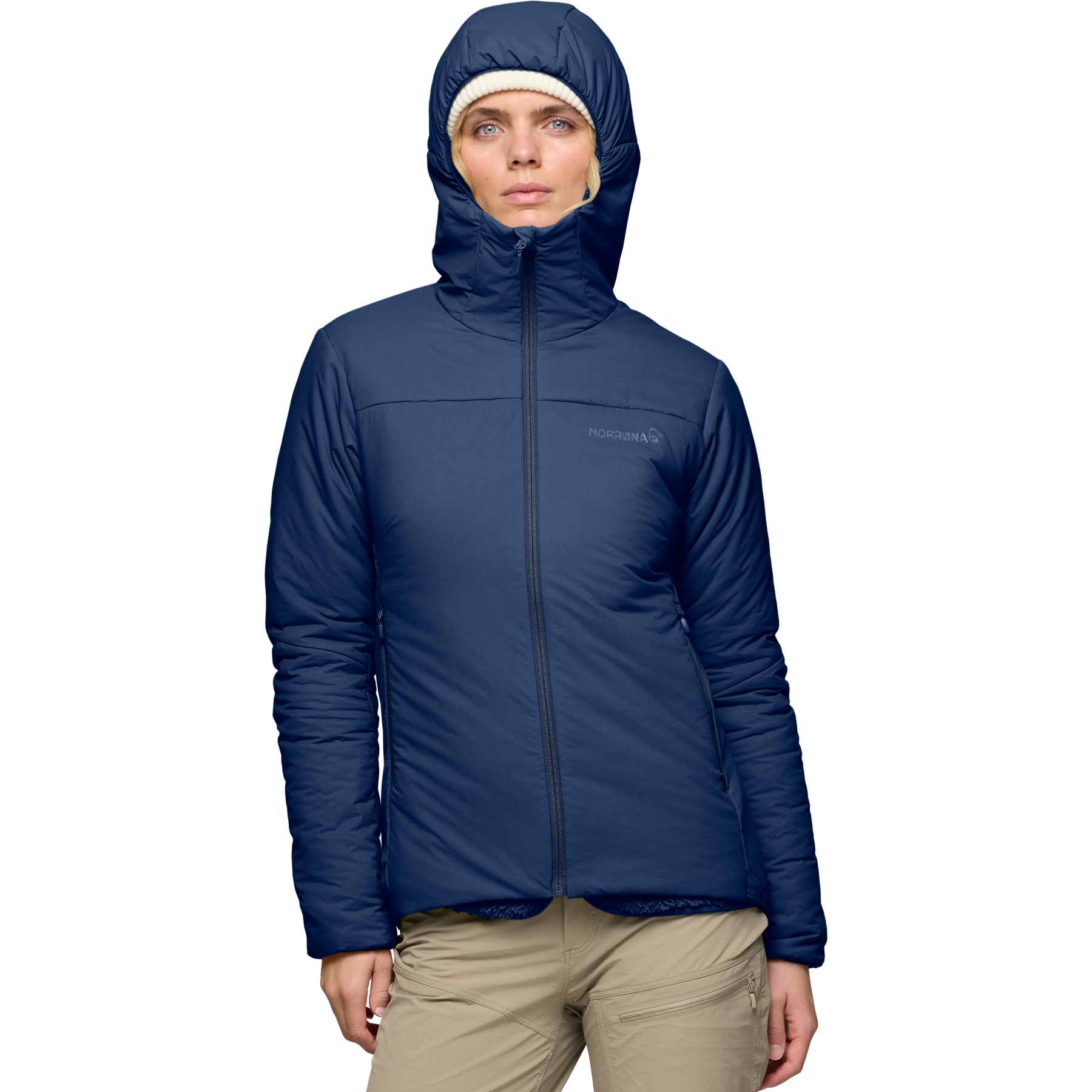 Norrona femund thermo60 Zip Hood Jacket Women - Indigo Night | BIKE24