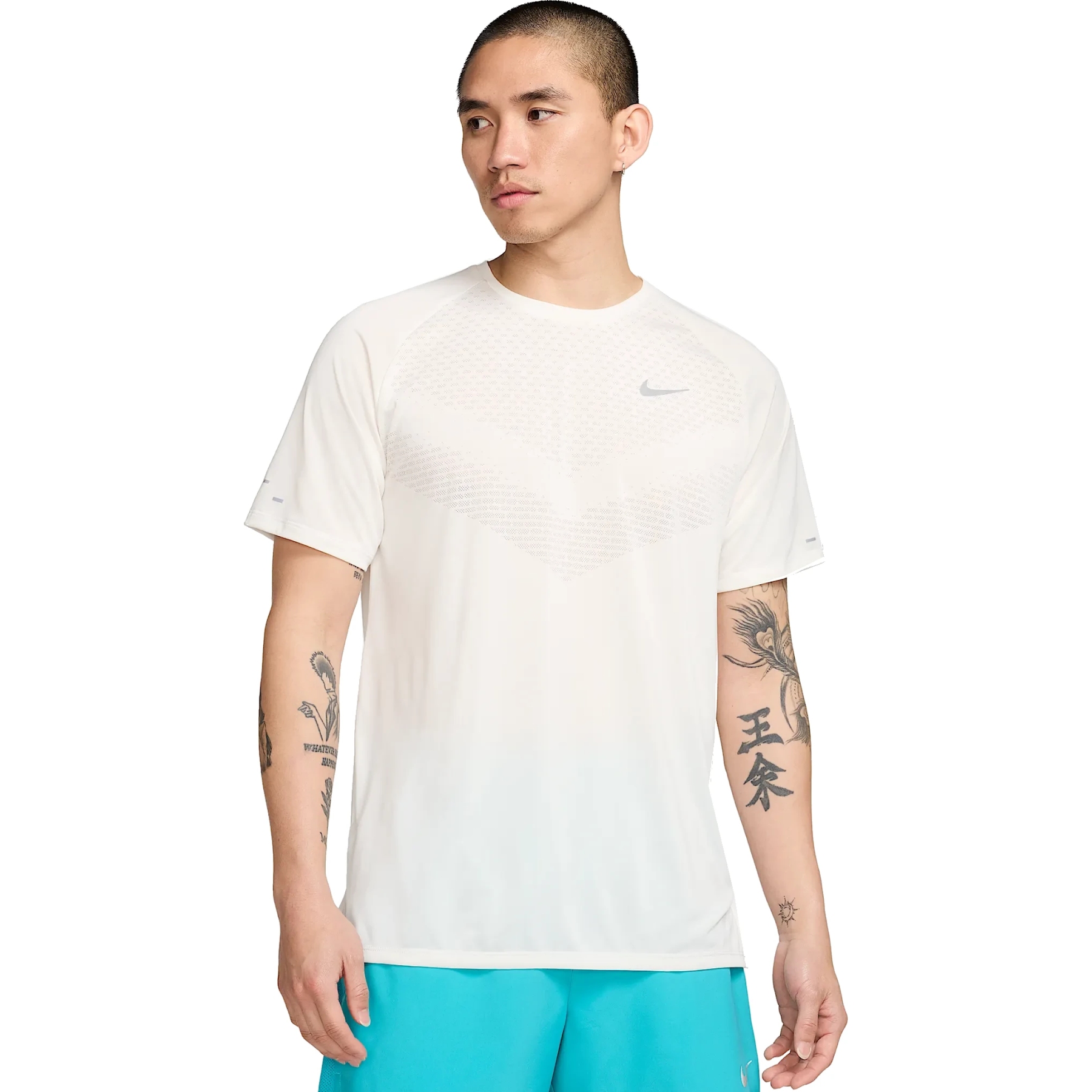 Nike Dri-FIT Pacer Flash 1/2-Zip Longsleeve Running Shirt Men - sail ...