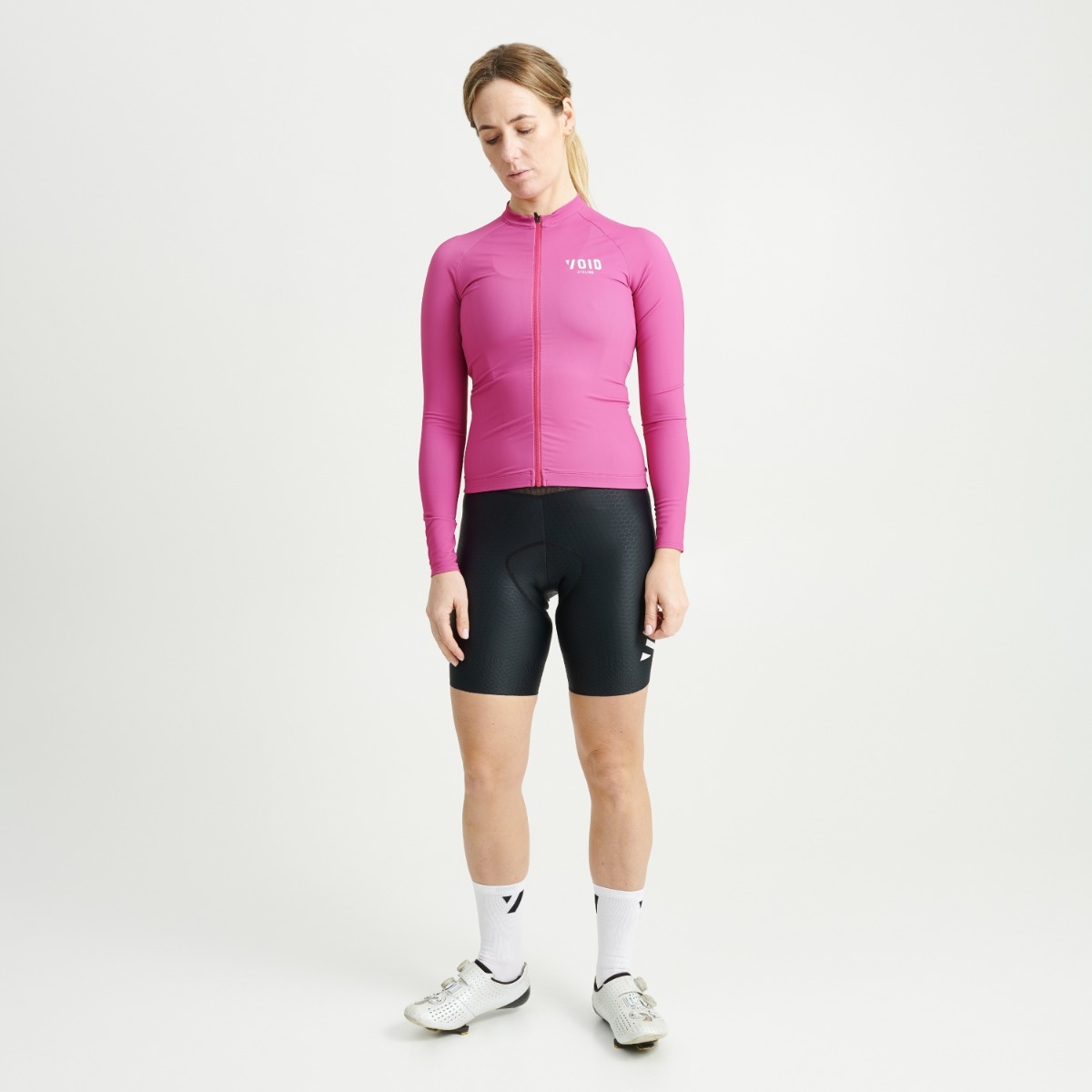 VOID Cycling Pure 2.0 Long Sleeve Cycling Jersey Women Fuchsia BIKE24
