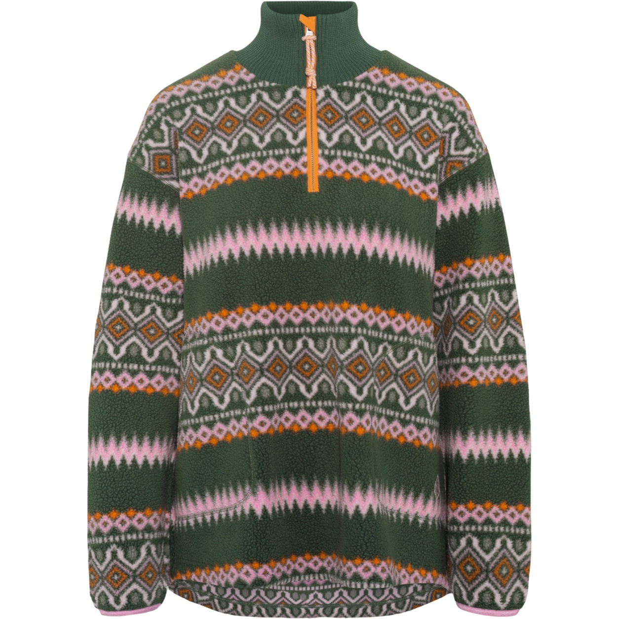 Kari Traa Pullover Femme - Ruthie Midlayer Half Zip - thyme - BIKE24