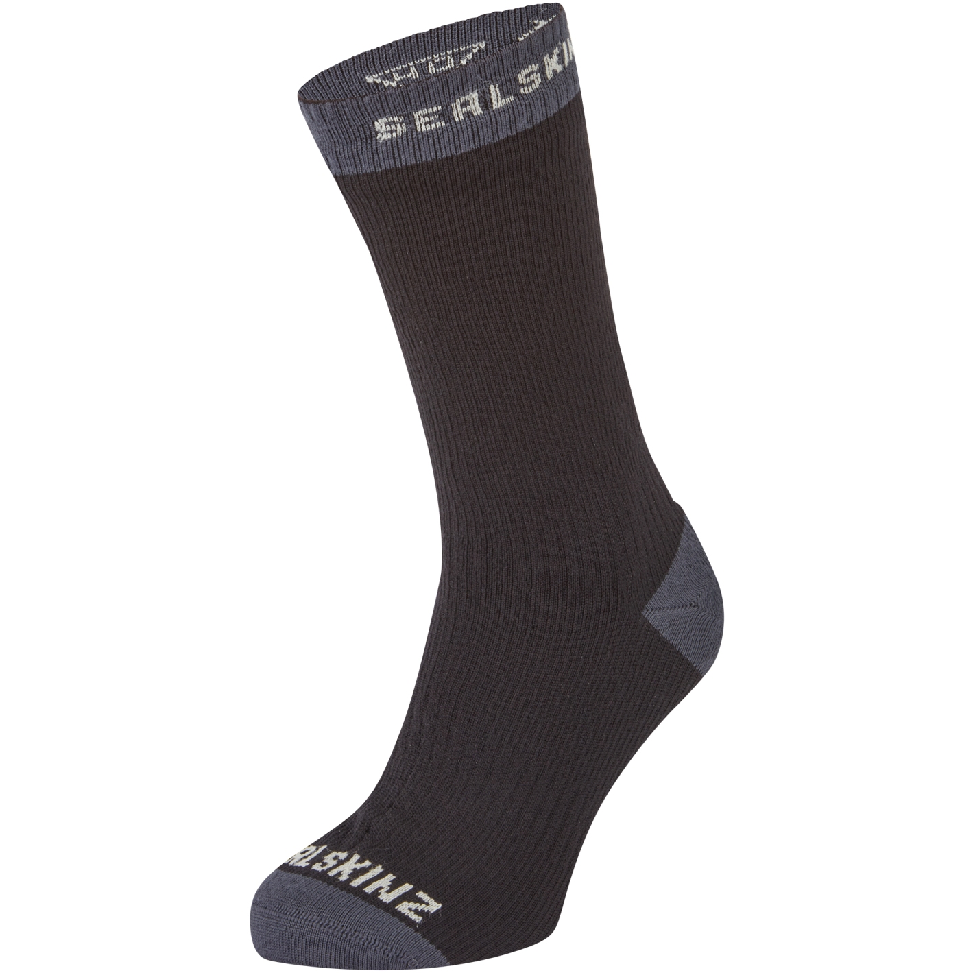 SealSkinz Wiveton Waterproof Warm Weather Mid Length Socks - Black | BIKE24