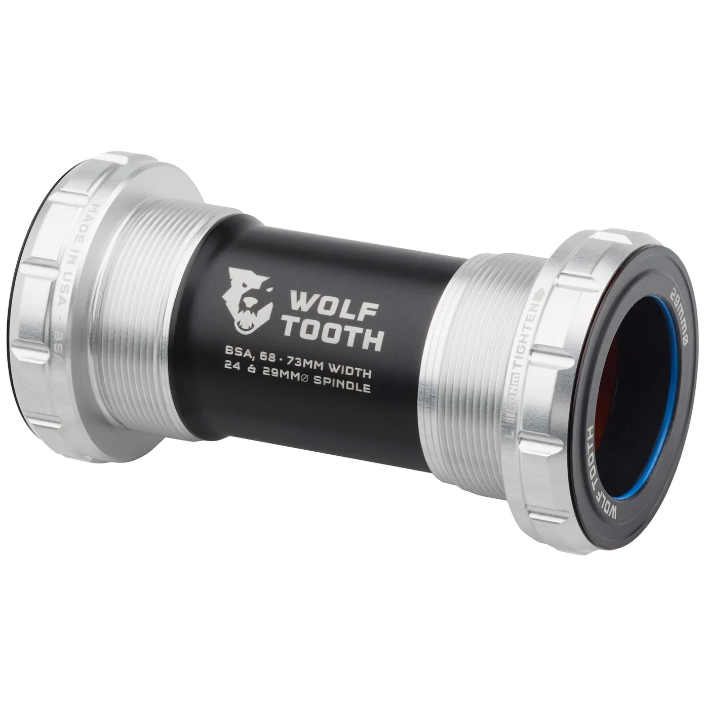 Wolf Tooth Bottom Bracket - BSA-68/73-29 - raw silver | BIKE24