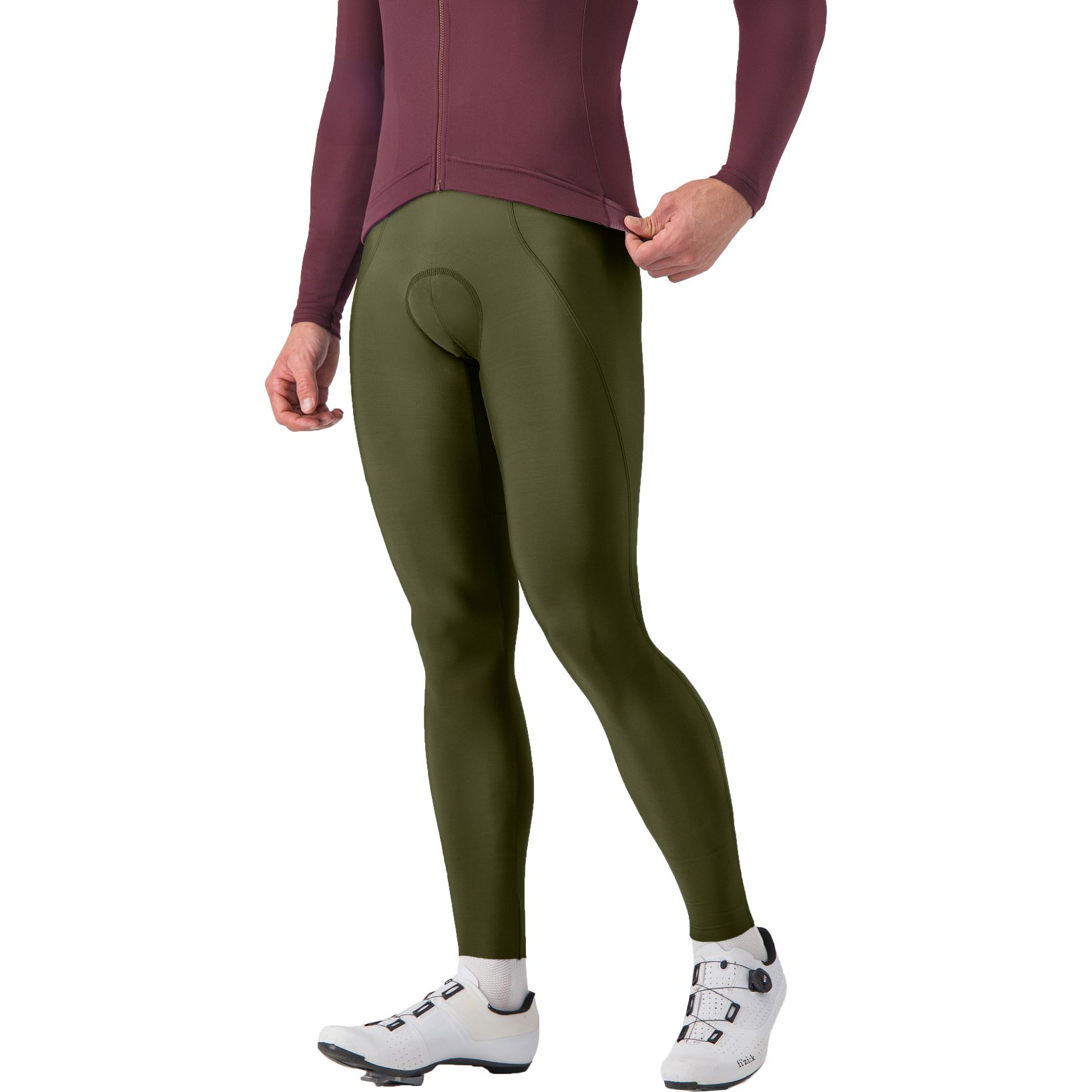 Castelli Espresso Bibtights Men - deep green 309 | BIKE24