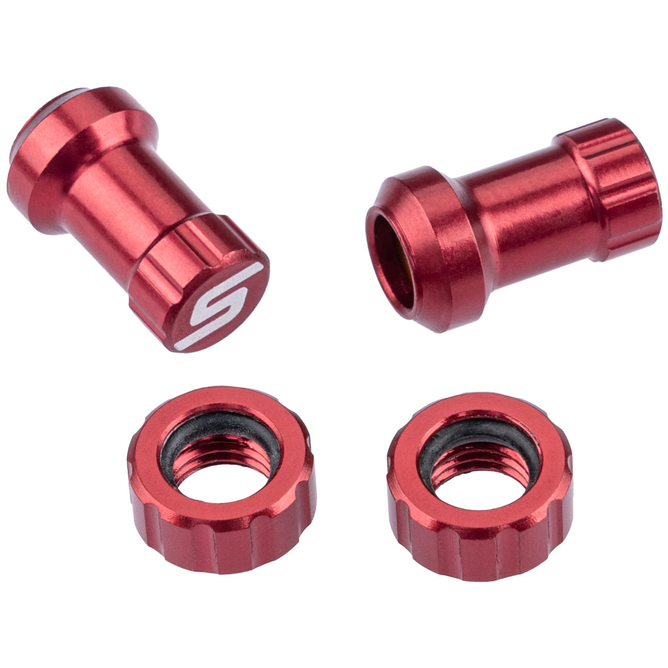 Stan's NoTubes Tubeless Valve Color Kit - red | BIKE24