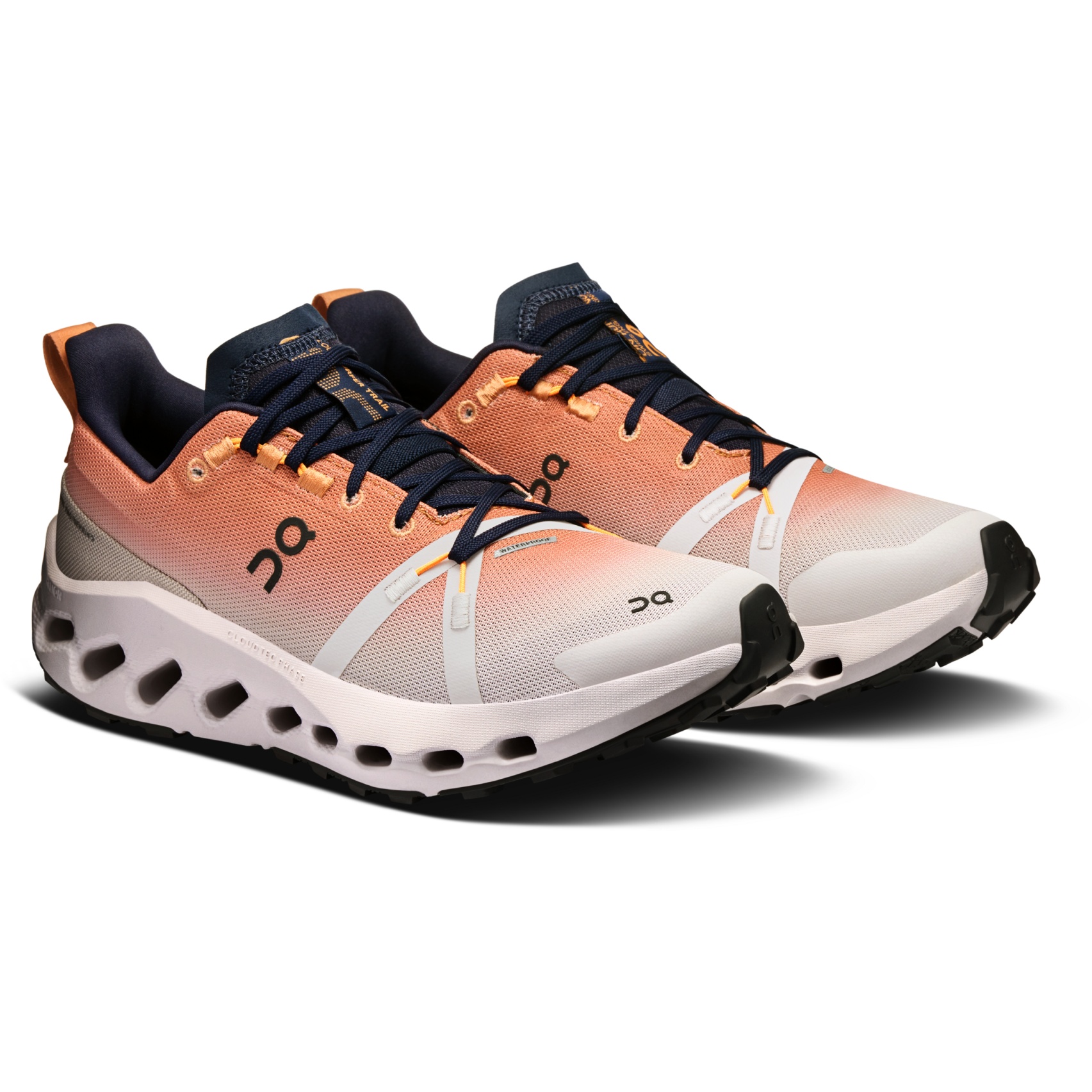 On Cloudsurfer Waterproof Trailrunning Shoes Women - Sandstone | Silver