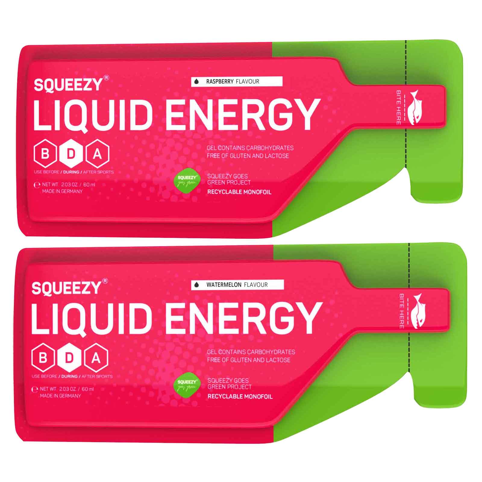 Squeezy Liquid Energy - Gel di Carboidrati - 60ml - BIKE24