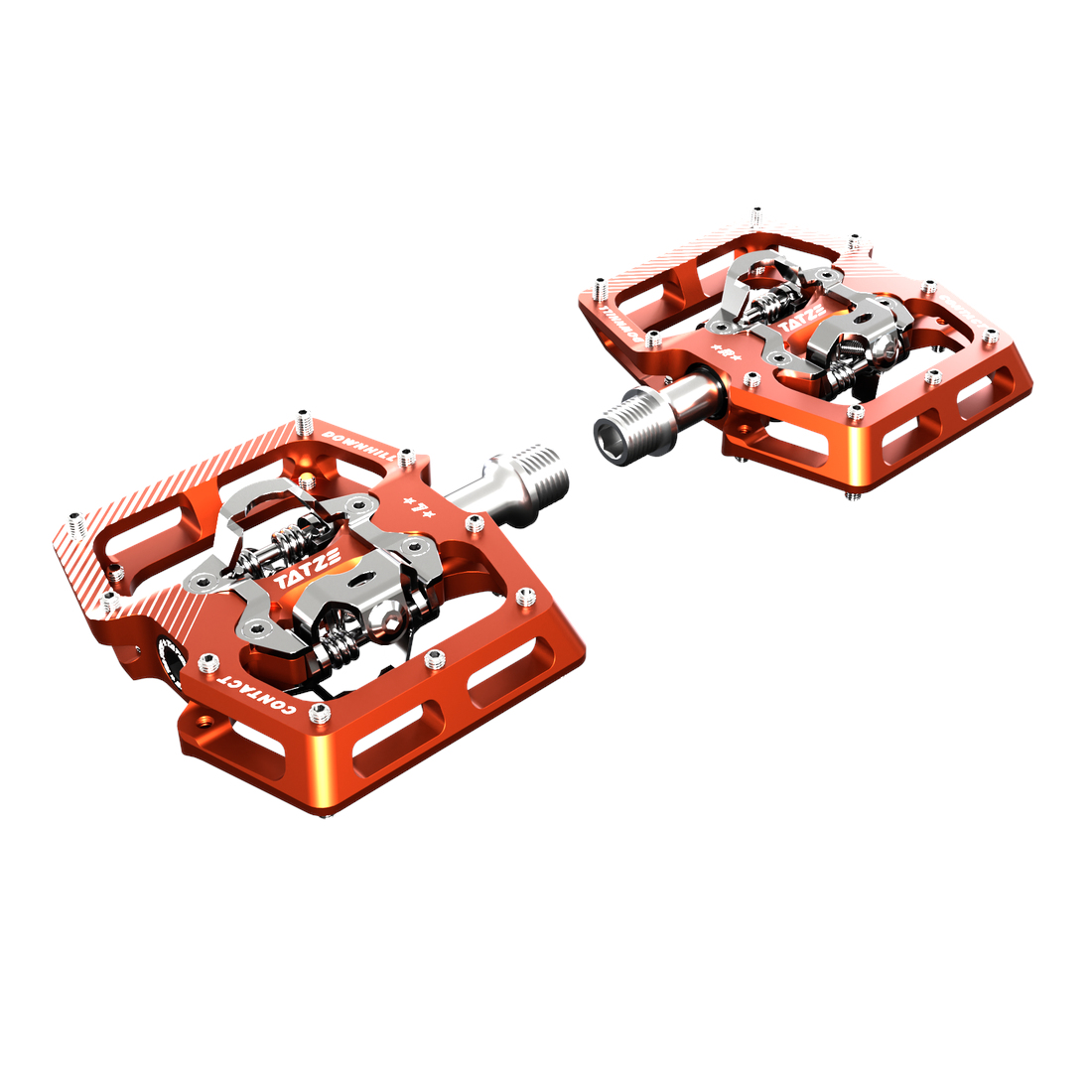 Tatze CONTACT DH Clipless Pedals - orange | BIKE24