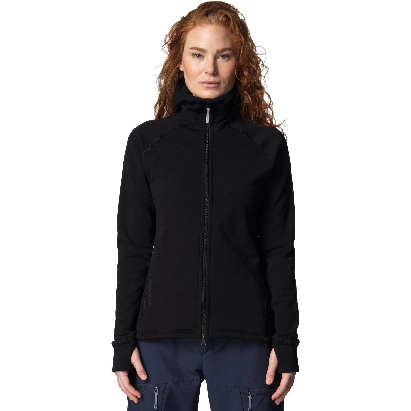 Houdini Power Houdi Fleecejacke Damen - True Black | BIKE24