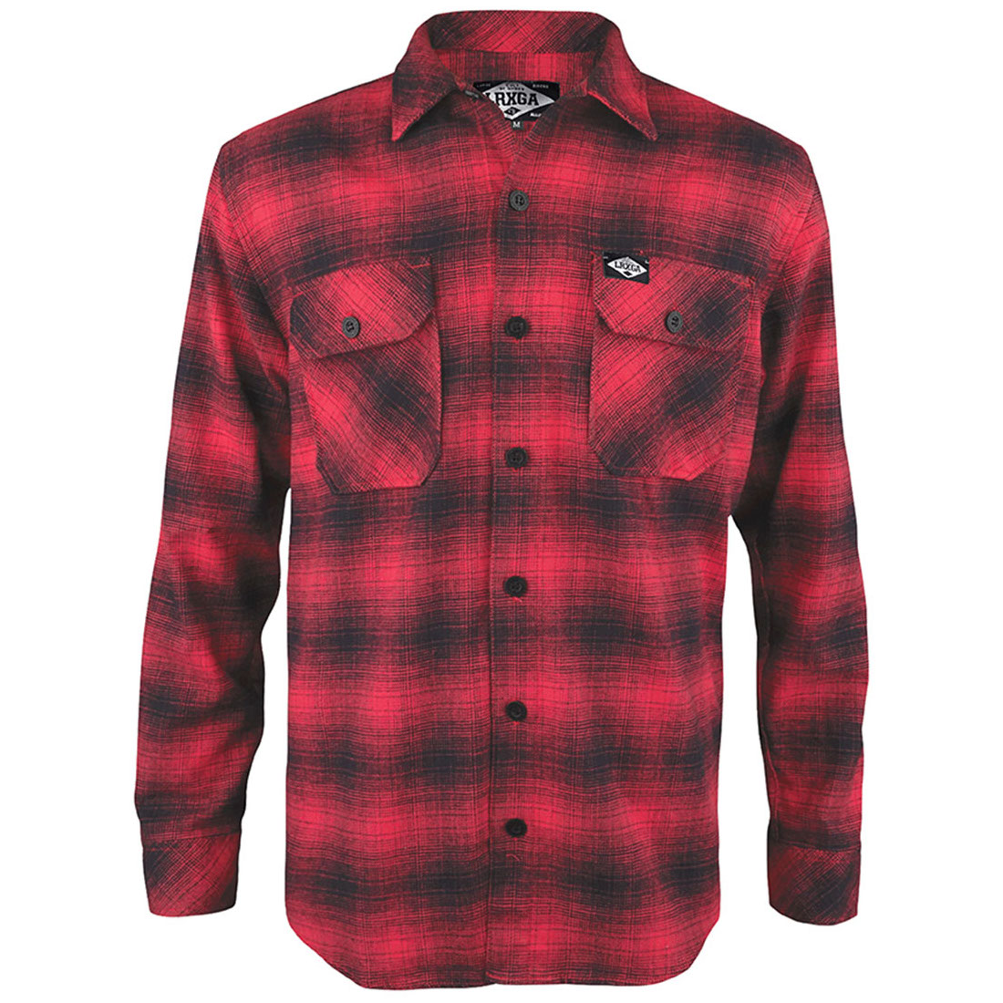 Loose Riders Flannel Shirt - Red Flannel | BIKE24