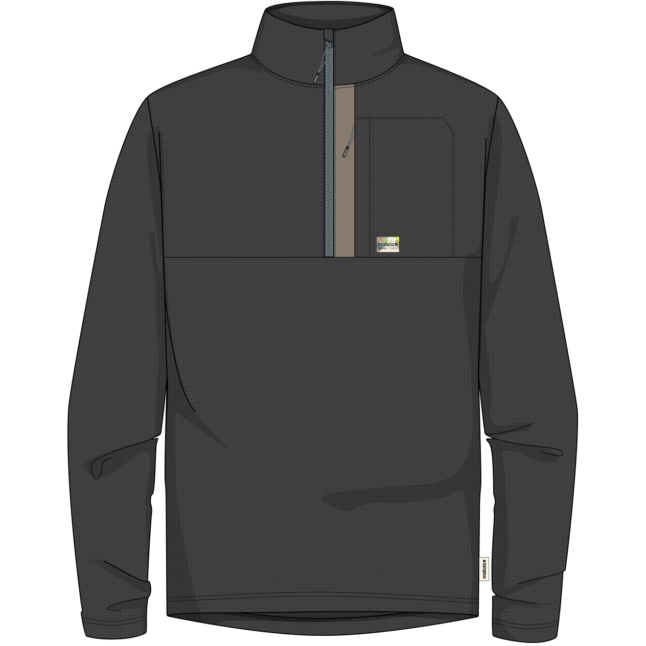 Maloja JufenM. Adventure Thermo Hybrid Tights Herren - deep black 8833 ...