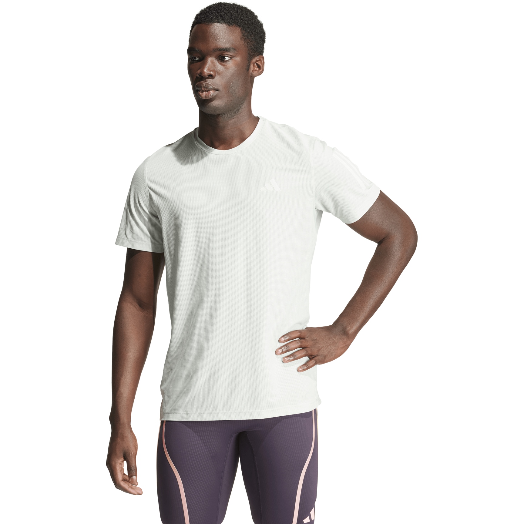 adidas T-Shirt Homme - Own the Run - linen green IN1504 - BIKE24