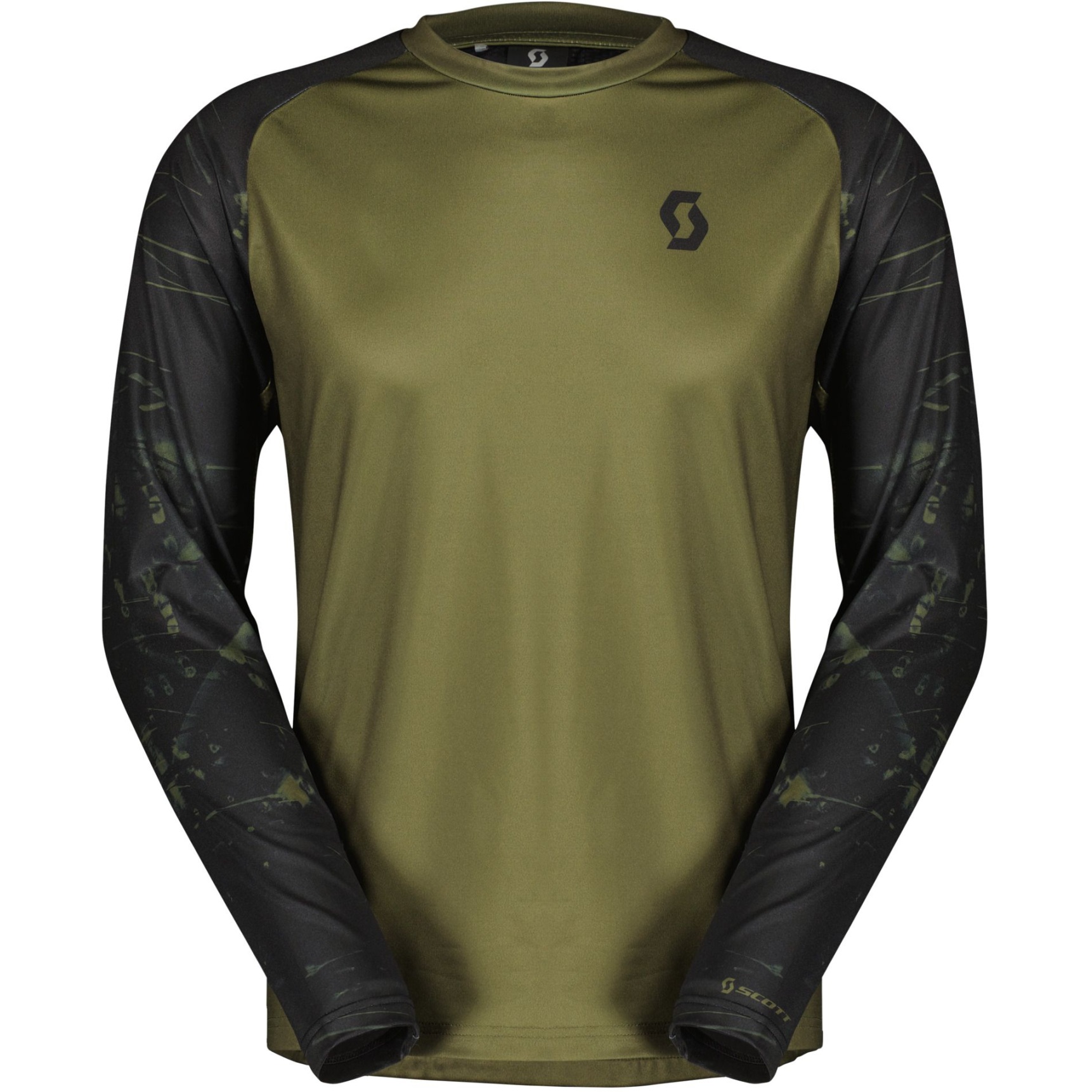 SCOTT Trail Storm Longsleeve Shirt Men - fir green/black | BIKE24